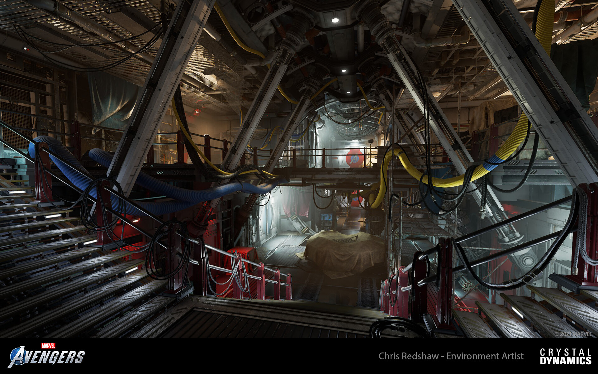 Chris Redshaw - Marvels Avengers - Helicarrier