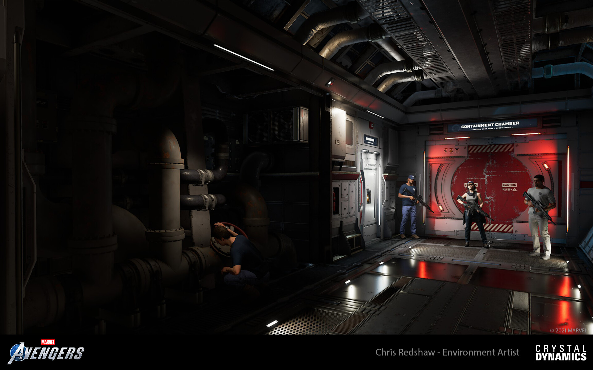 Chris Redshaw - Marvels Avengers - Helicarrier