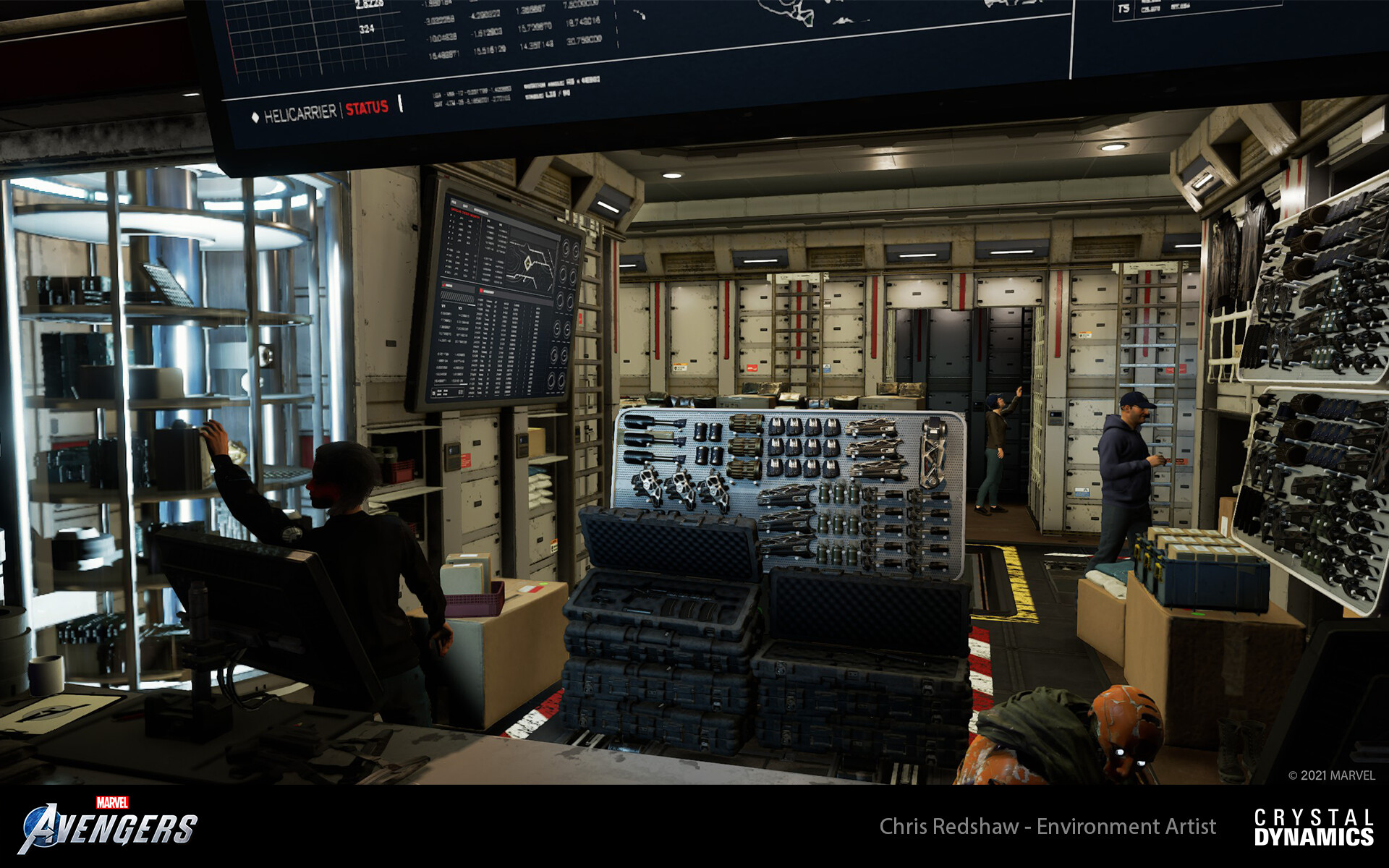 Chris Redshaw - Marvels Avengers - Helicarrier