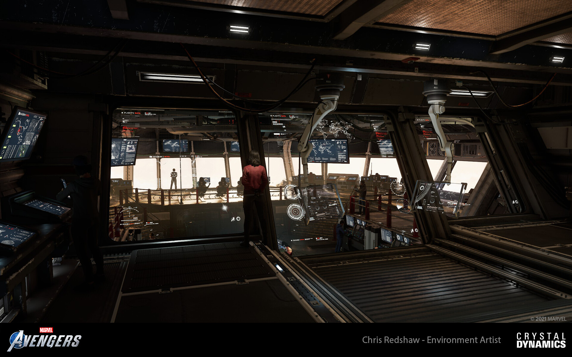 Chris Redshaw - Marvels Avengers - Helicarrier