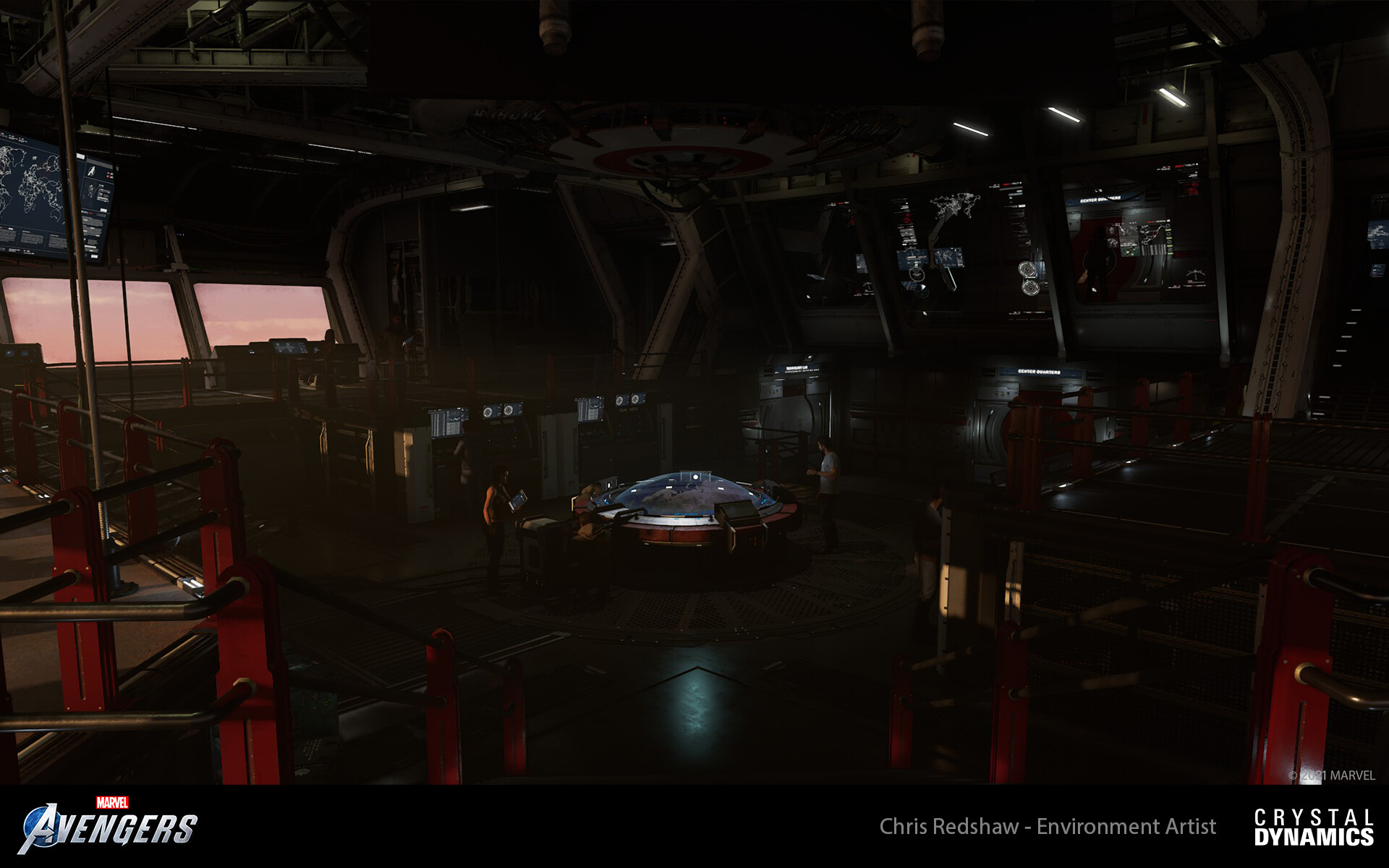 Chris Redshaw - Marvels Avengers - Helicarrier