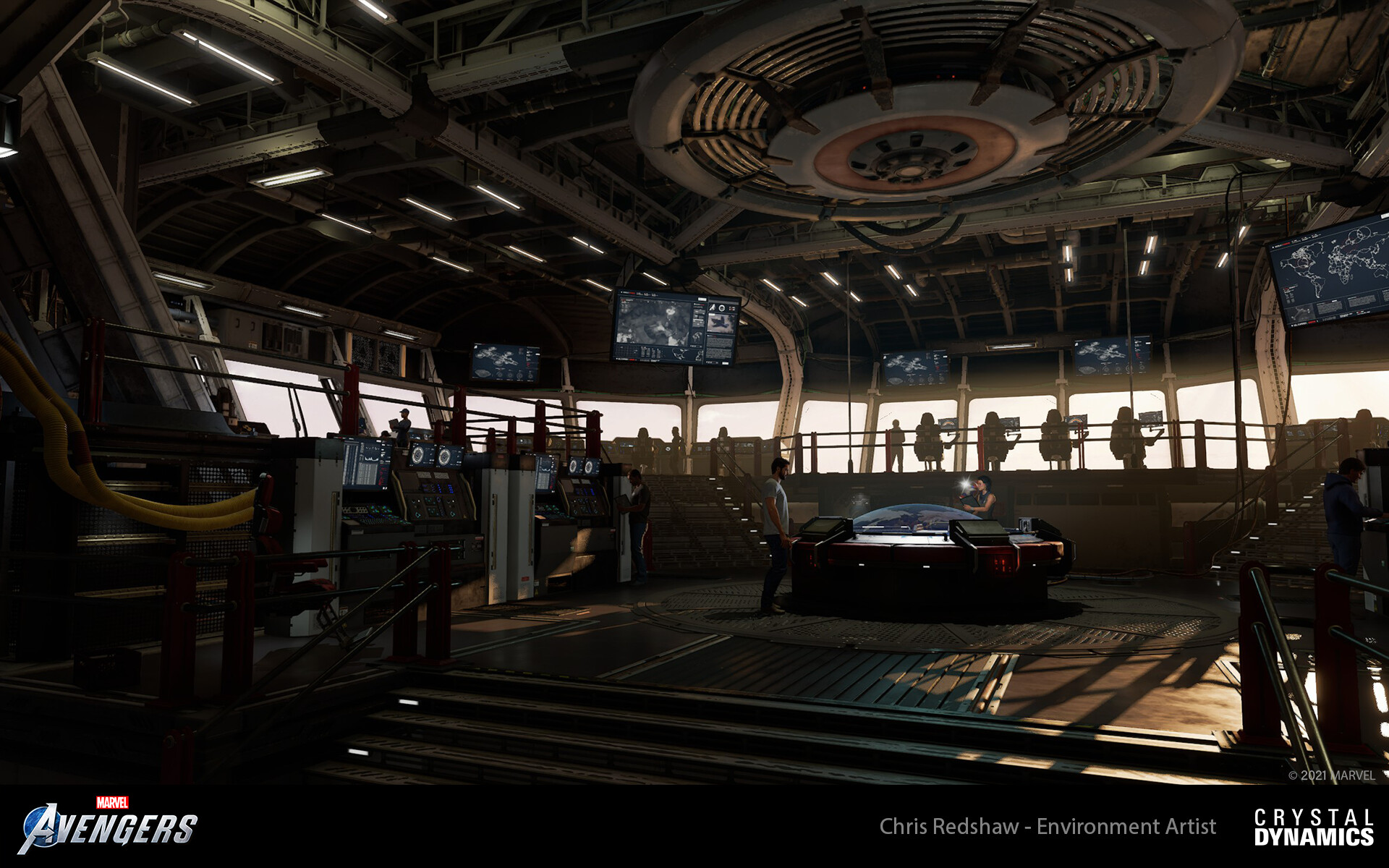 Chris Redshaw - Marvels Avengers - Helicarrier