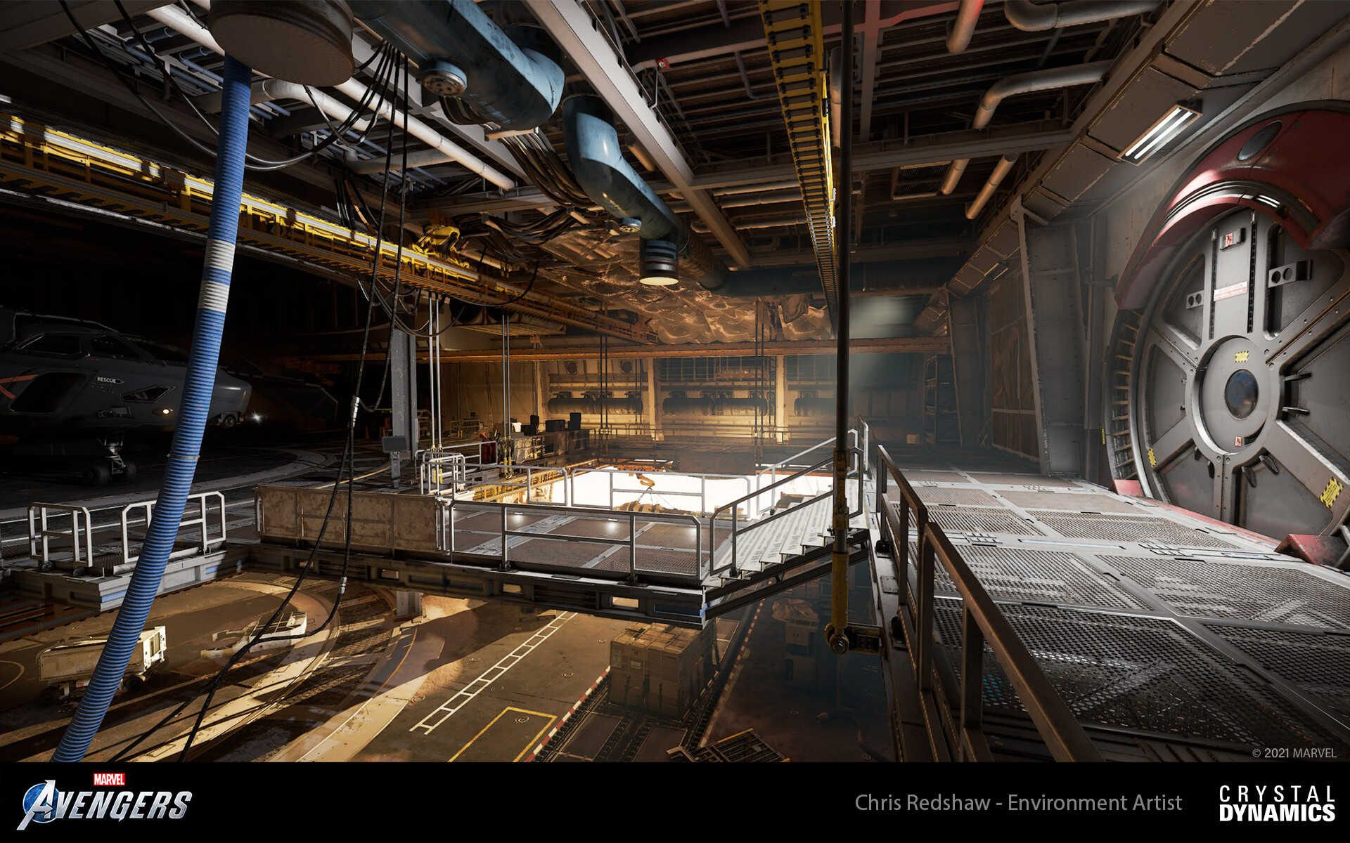 Chris Redshaw - Marvels Avengers - Helicarrier