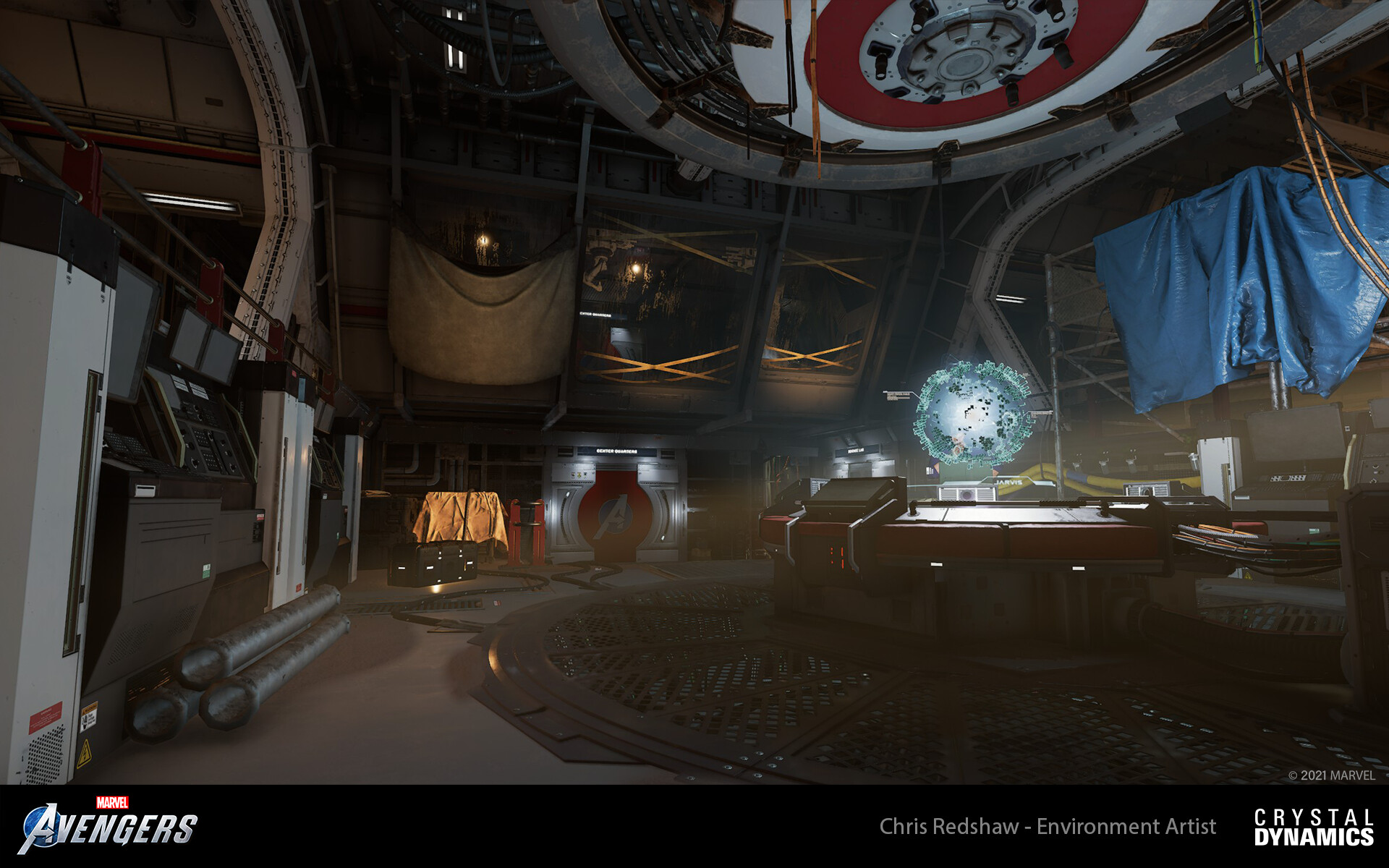 Chris Redshaw - Marvels Avengers - Helicarrier