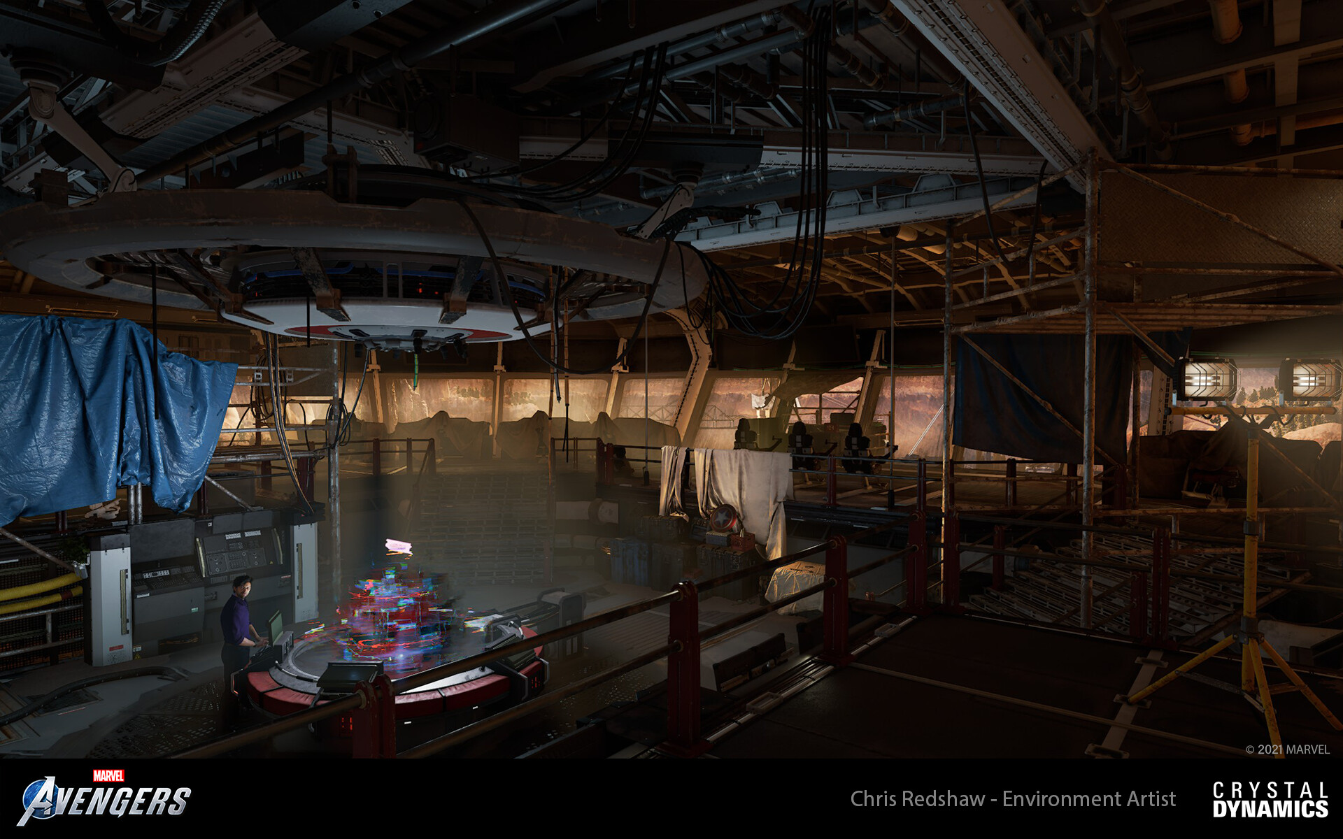 Chris Redshaw - Marvels Avengers - Helicarrier