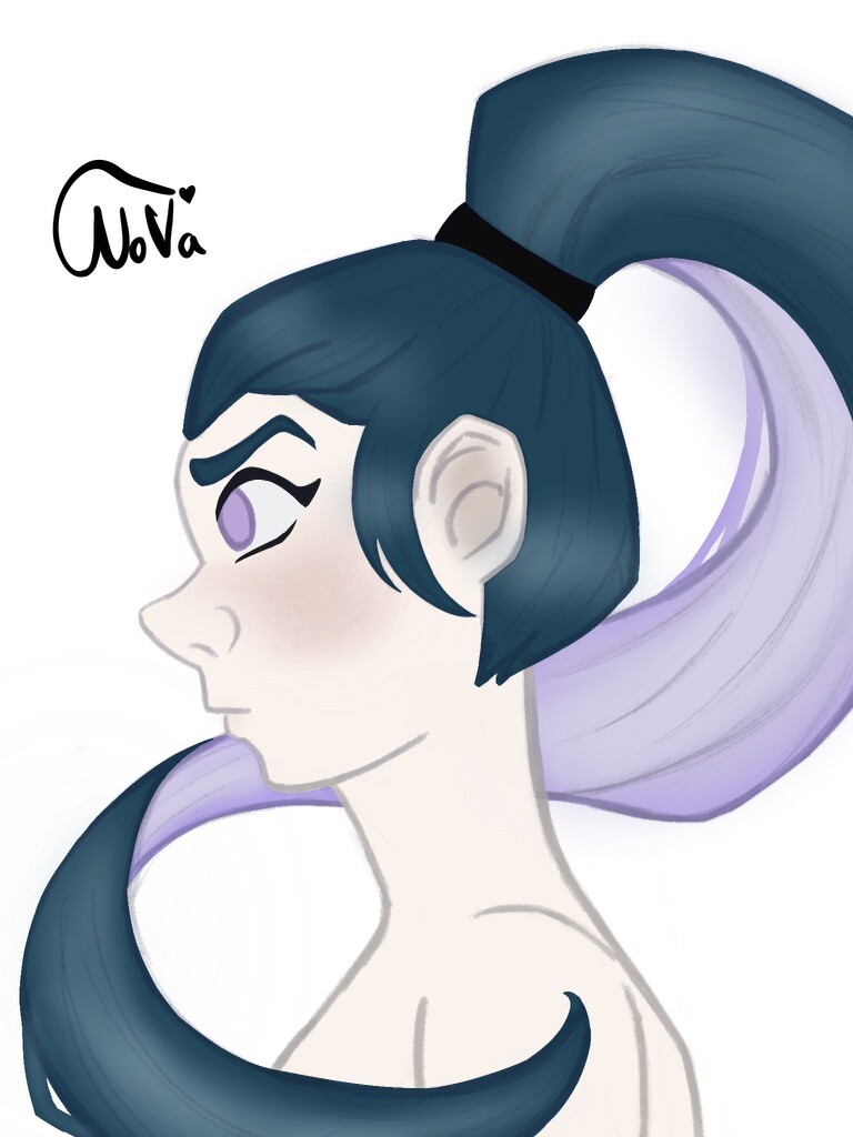 ArtStation - Swirling hair