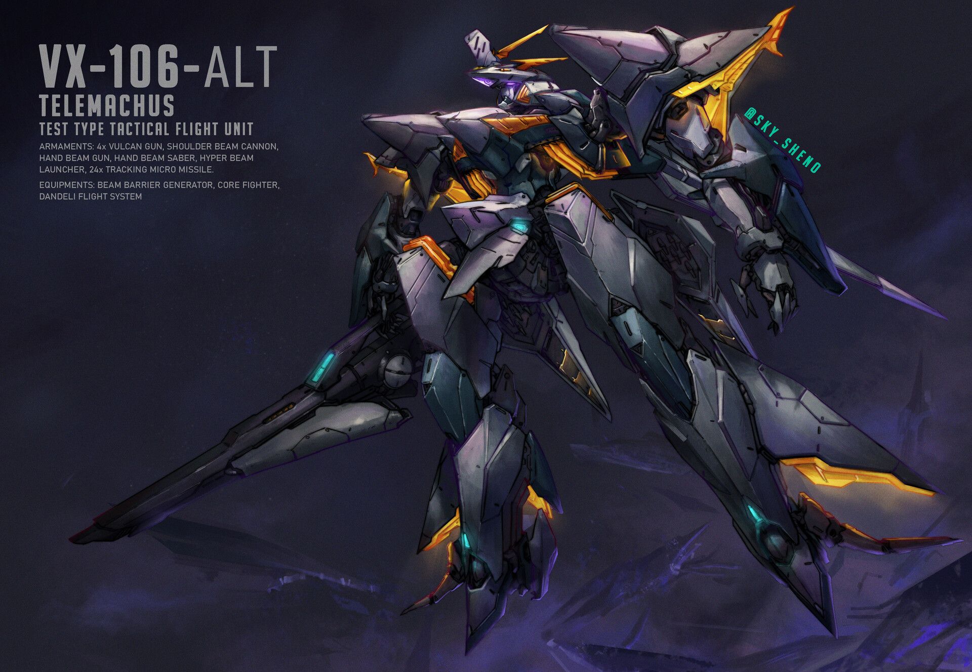 ArtStation - VX-106-ALT TELEMACHUS