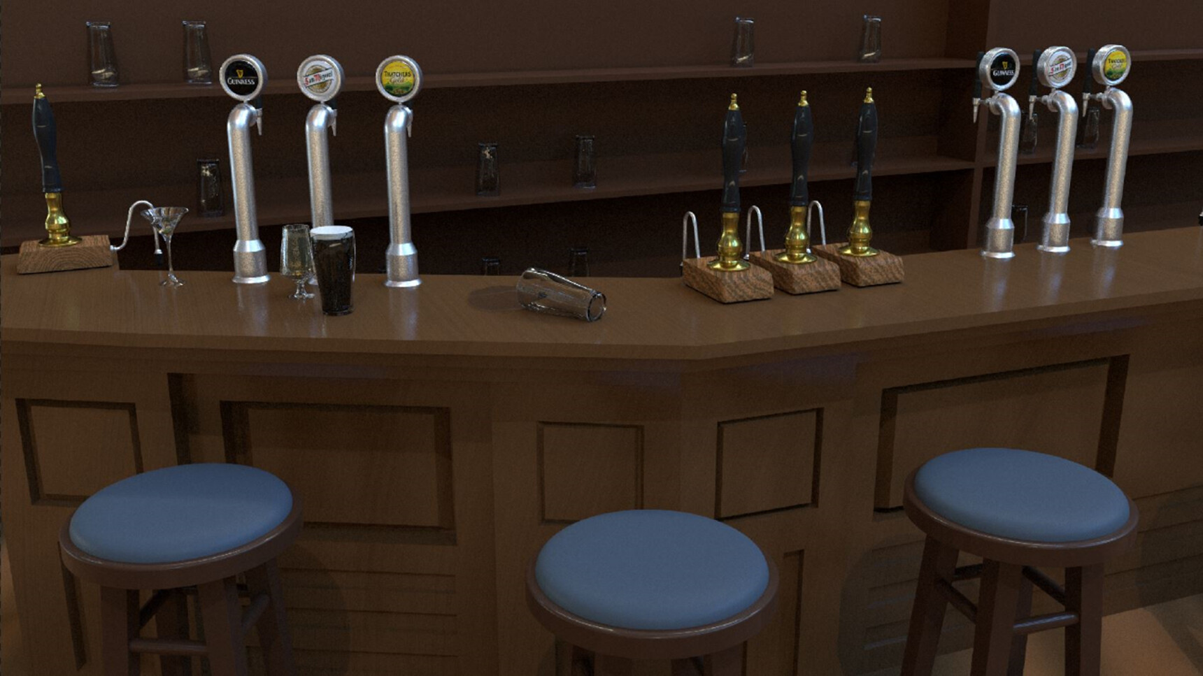 ArtStation - Pub scene final renders