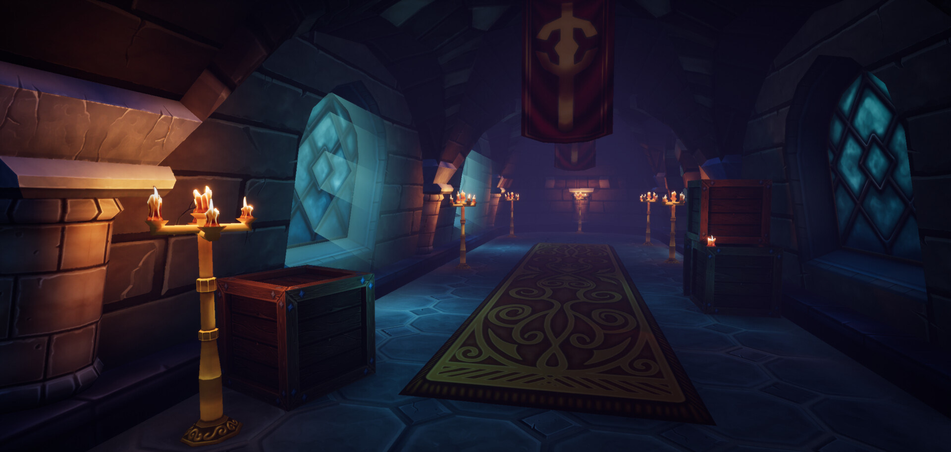 ArtStation - Scarlet Hallway