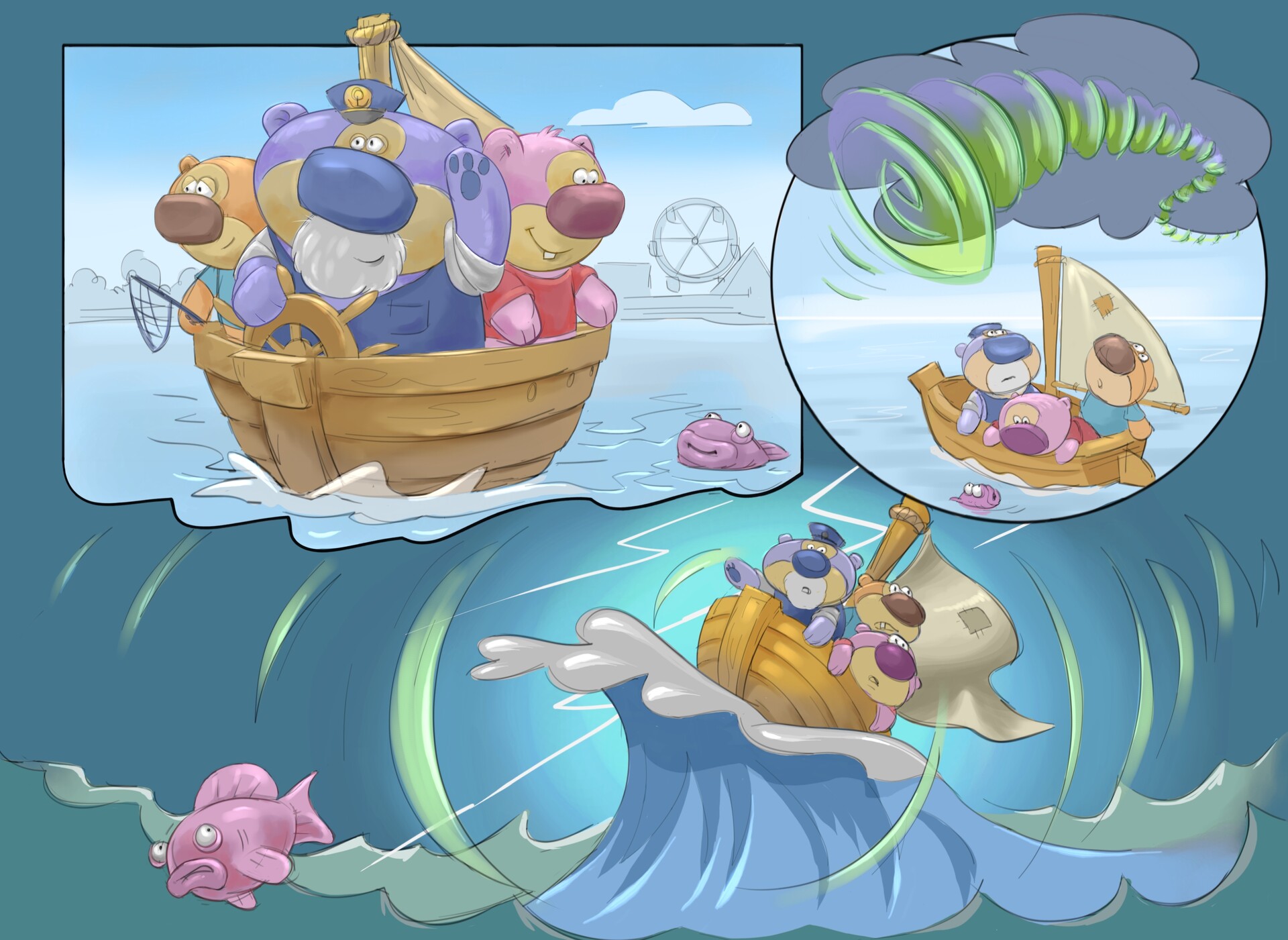 ArtStation - Tidal Wave Comic