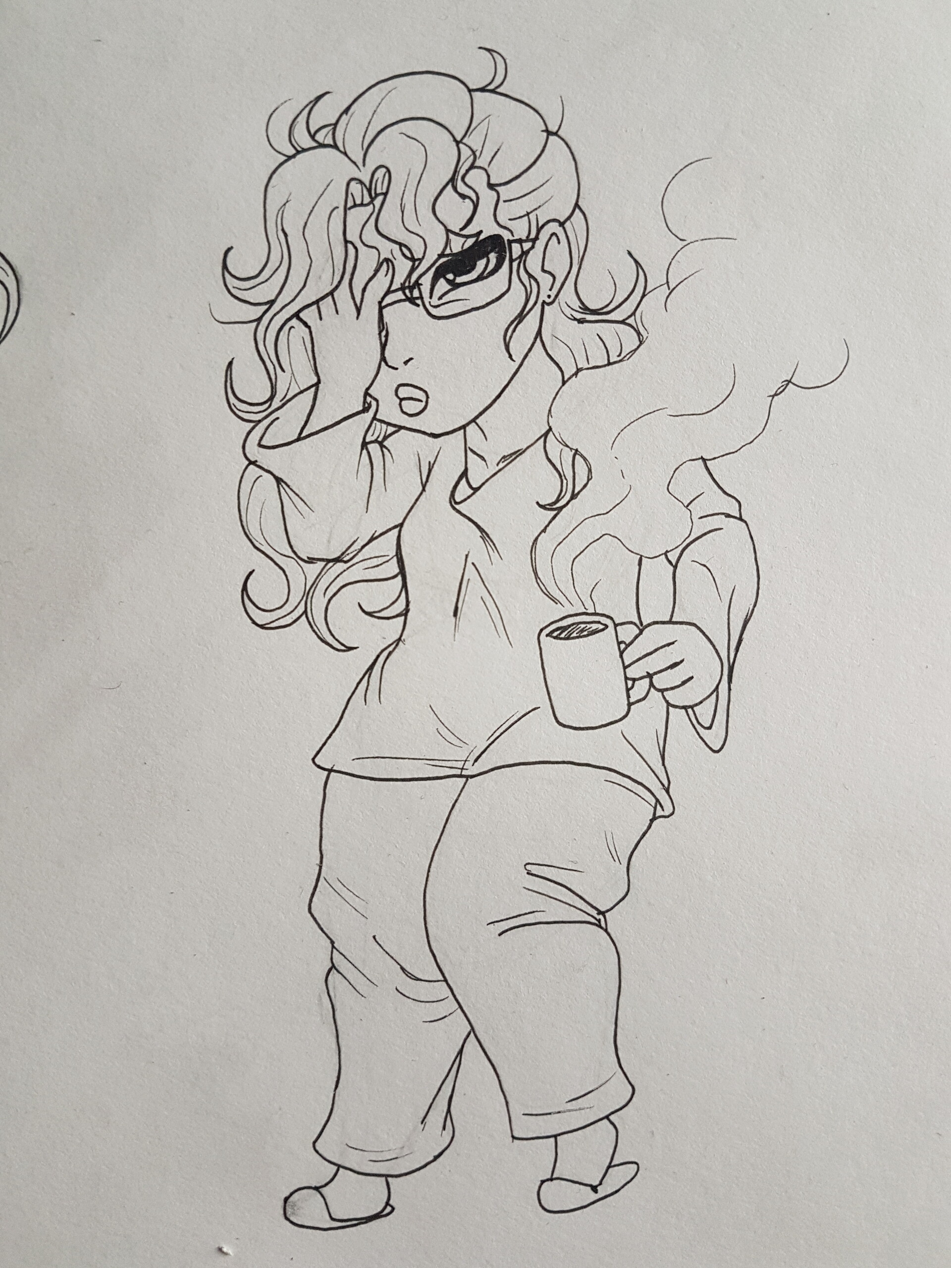 ArtStation - Alexa design lineart