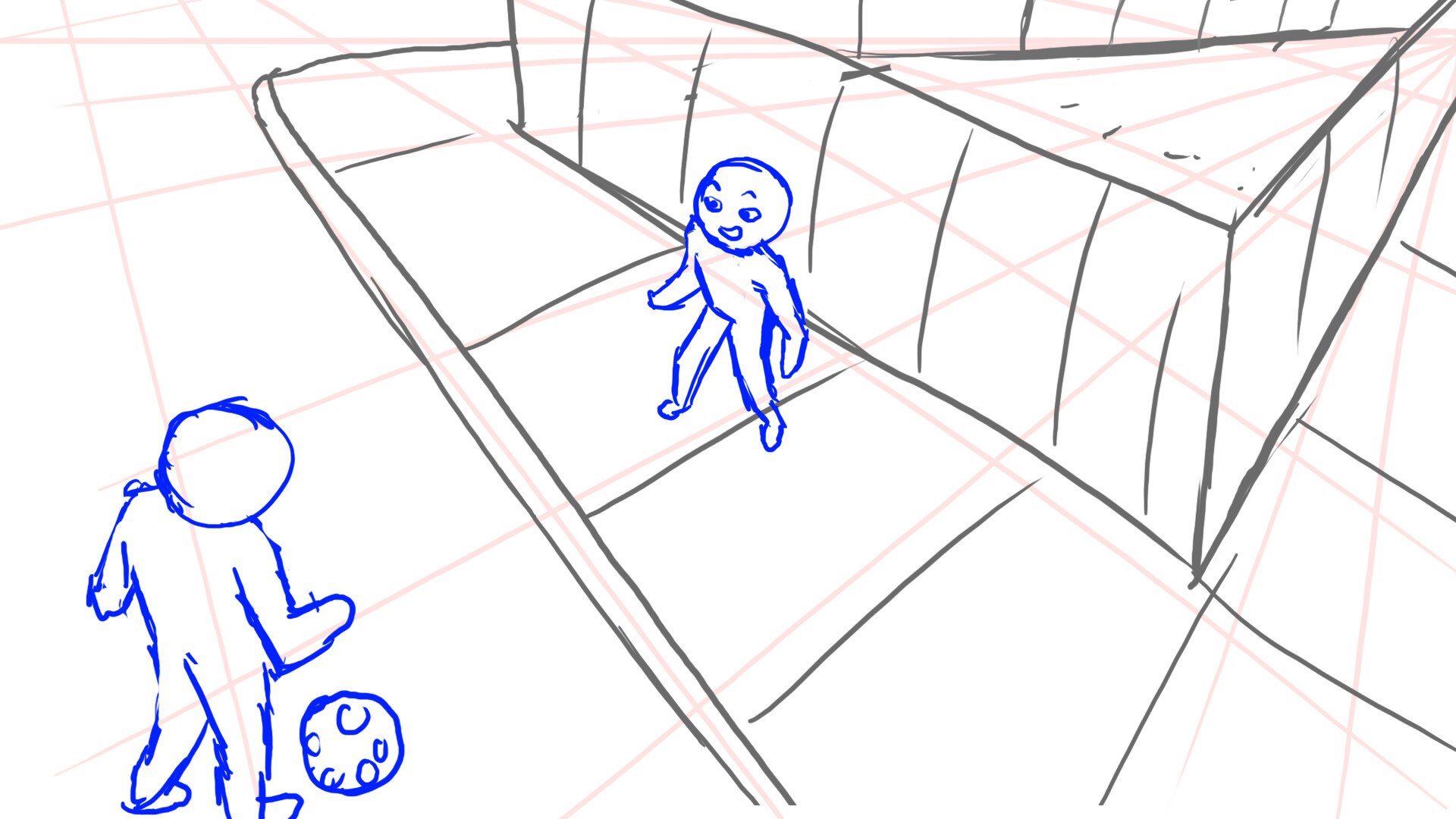 ArtStation - Retrieving the Football storyboard