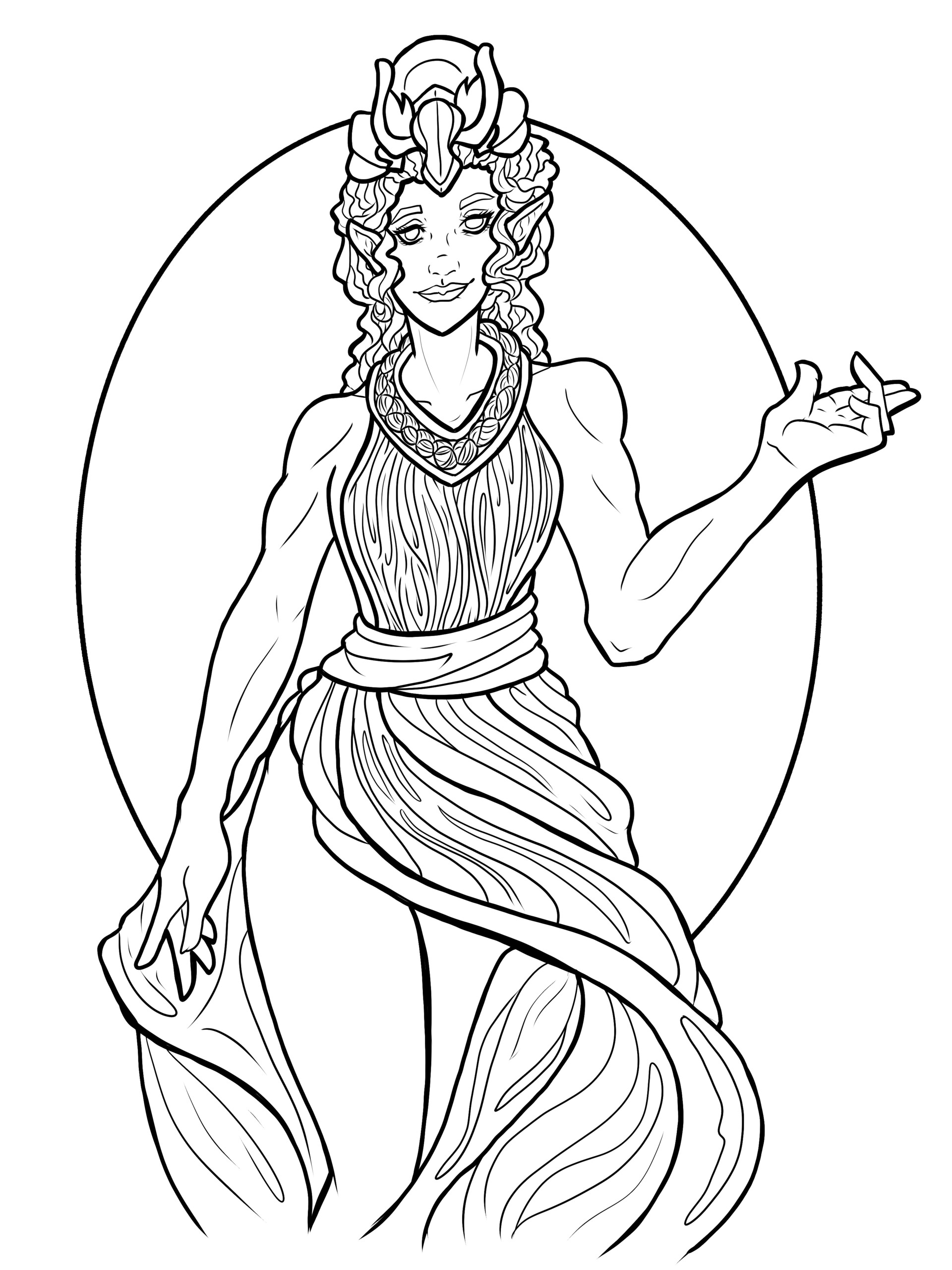 pixierah coloring pages