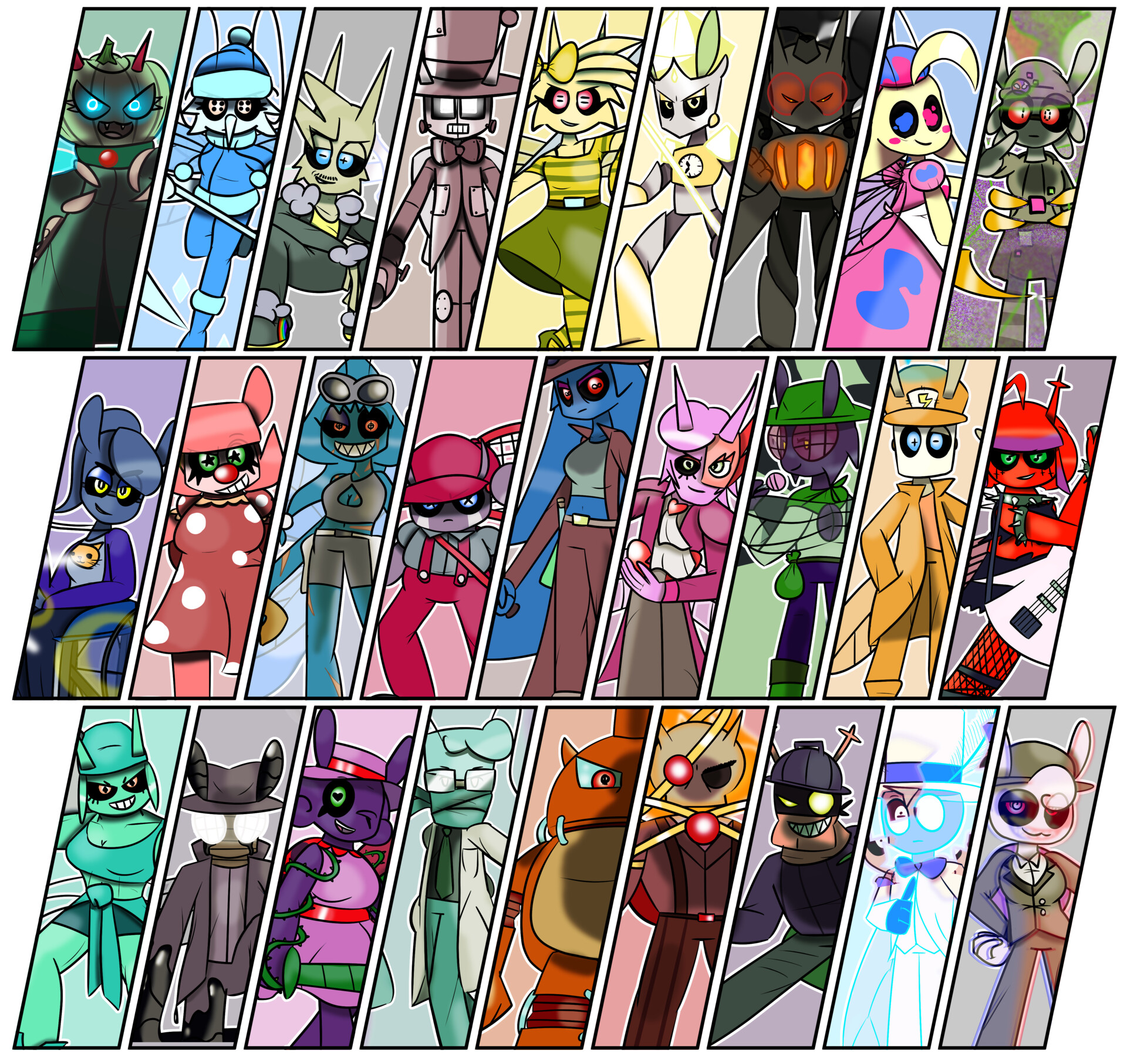 ArtStation - that time i drew all my characters in 2021 (27 images)