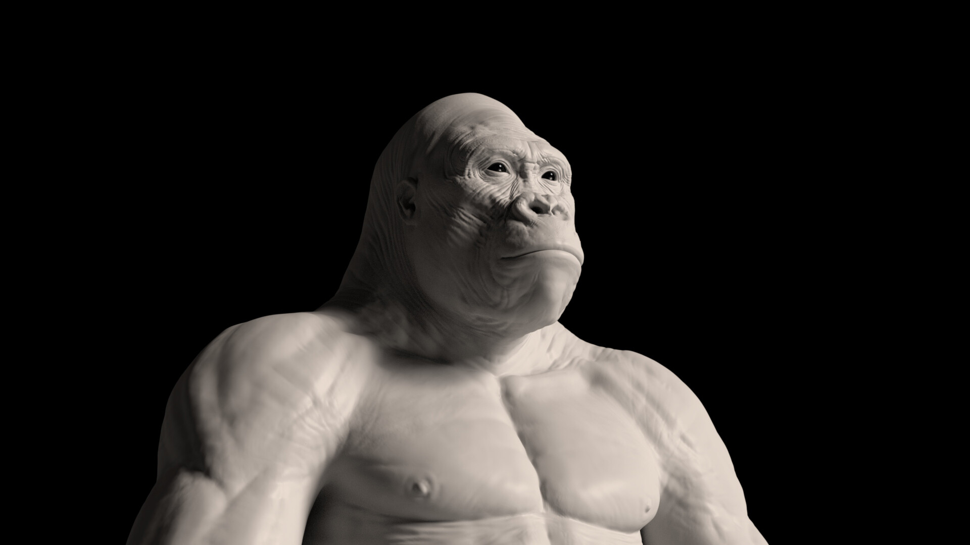 ArtStation - Silverback gorilla