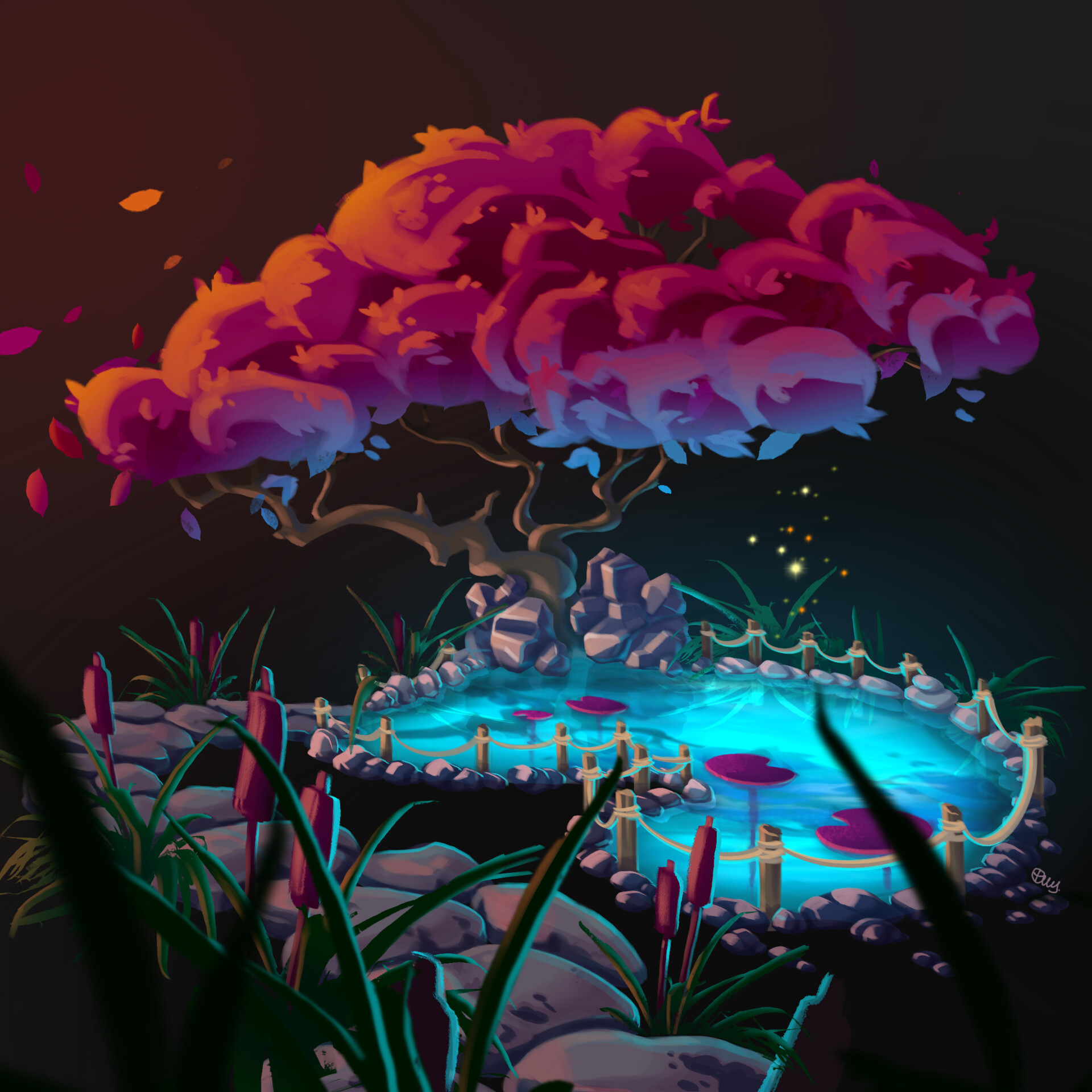 ArtStation - Magic pond