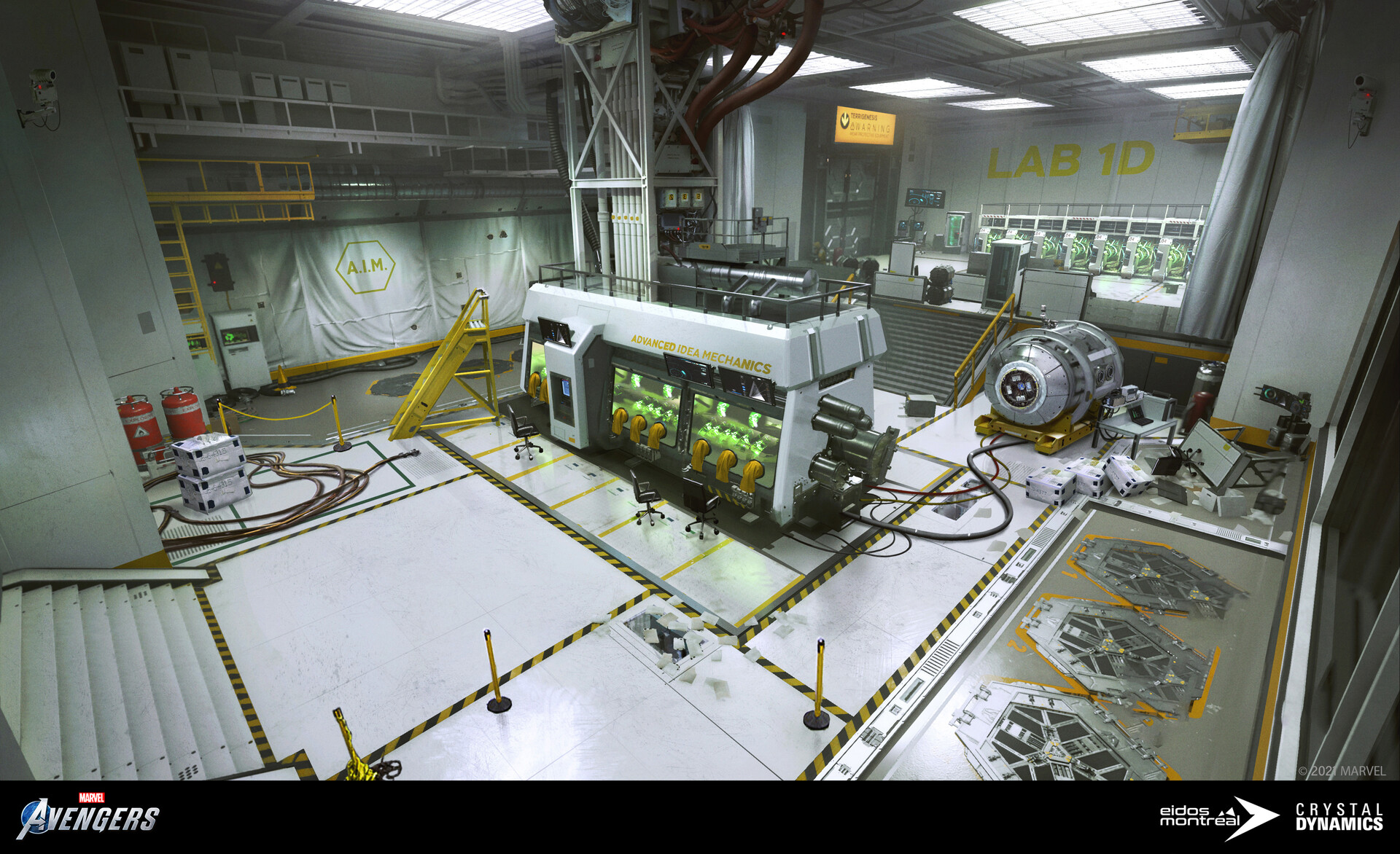 Sean Vo - Marvel's Avengers - A.I.M. Facilities