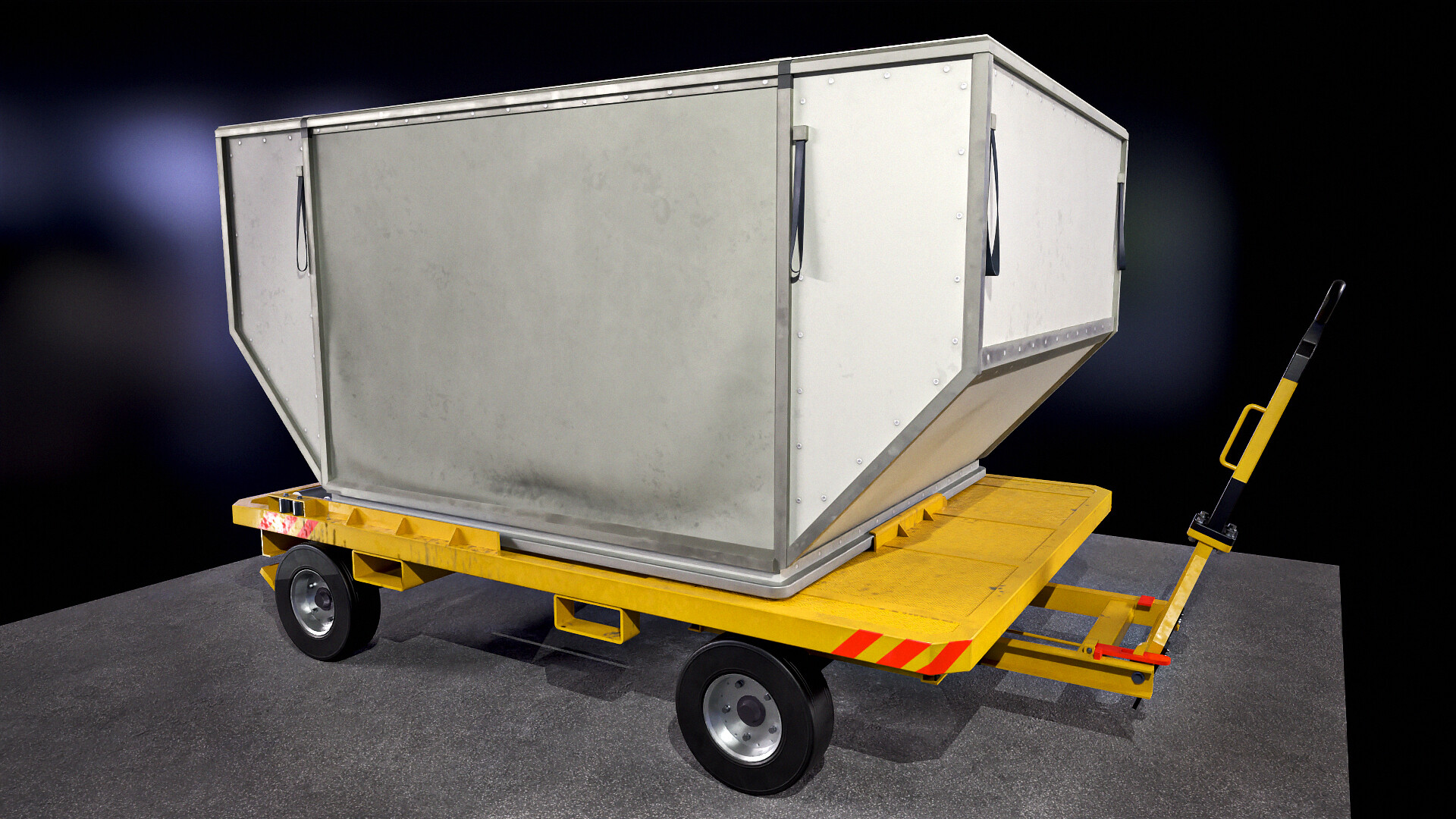 ArtStation - ULD container and trailer