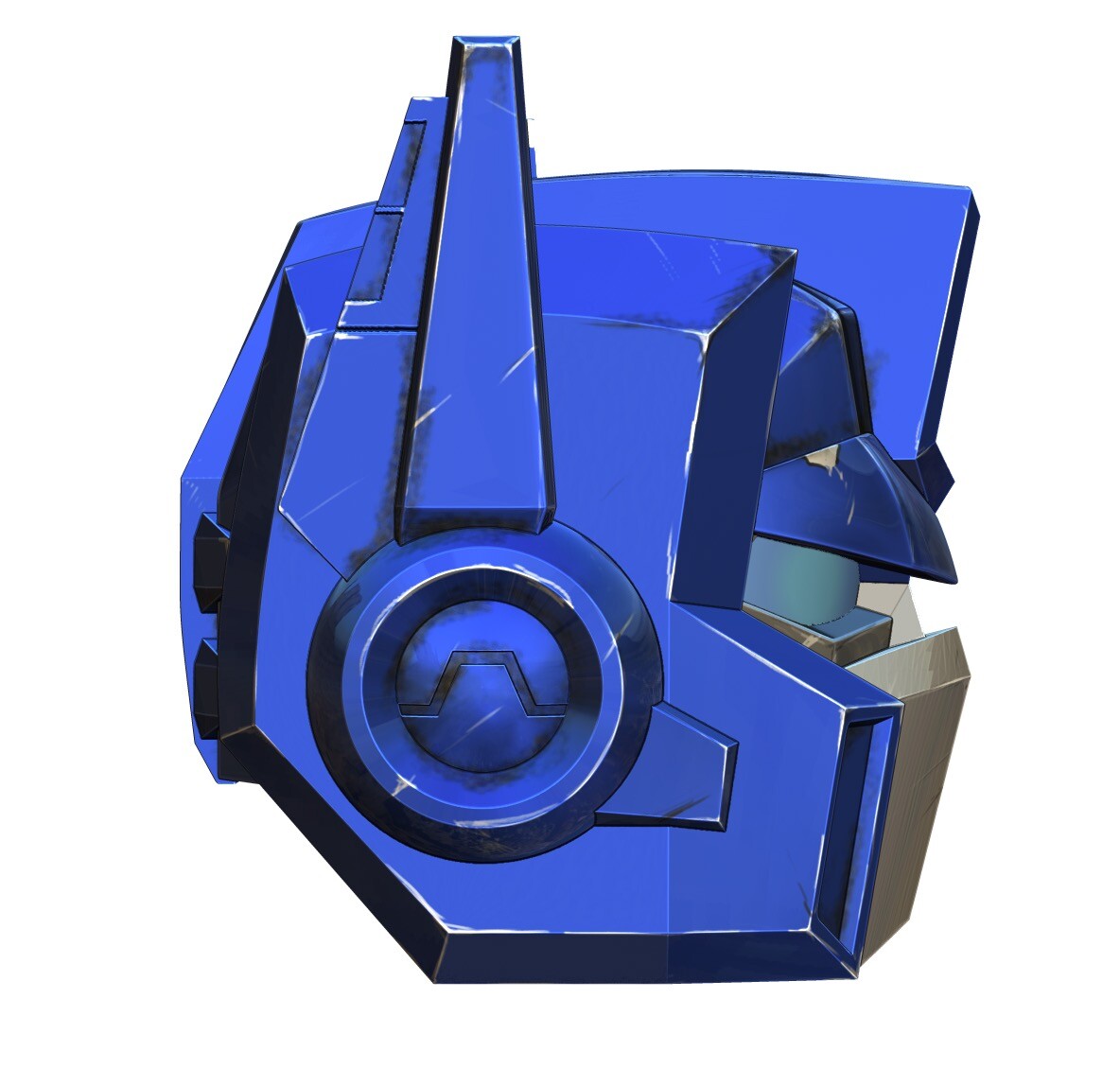 Optimus Prime Head Side View