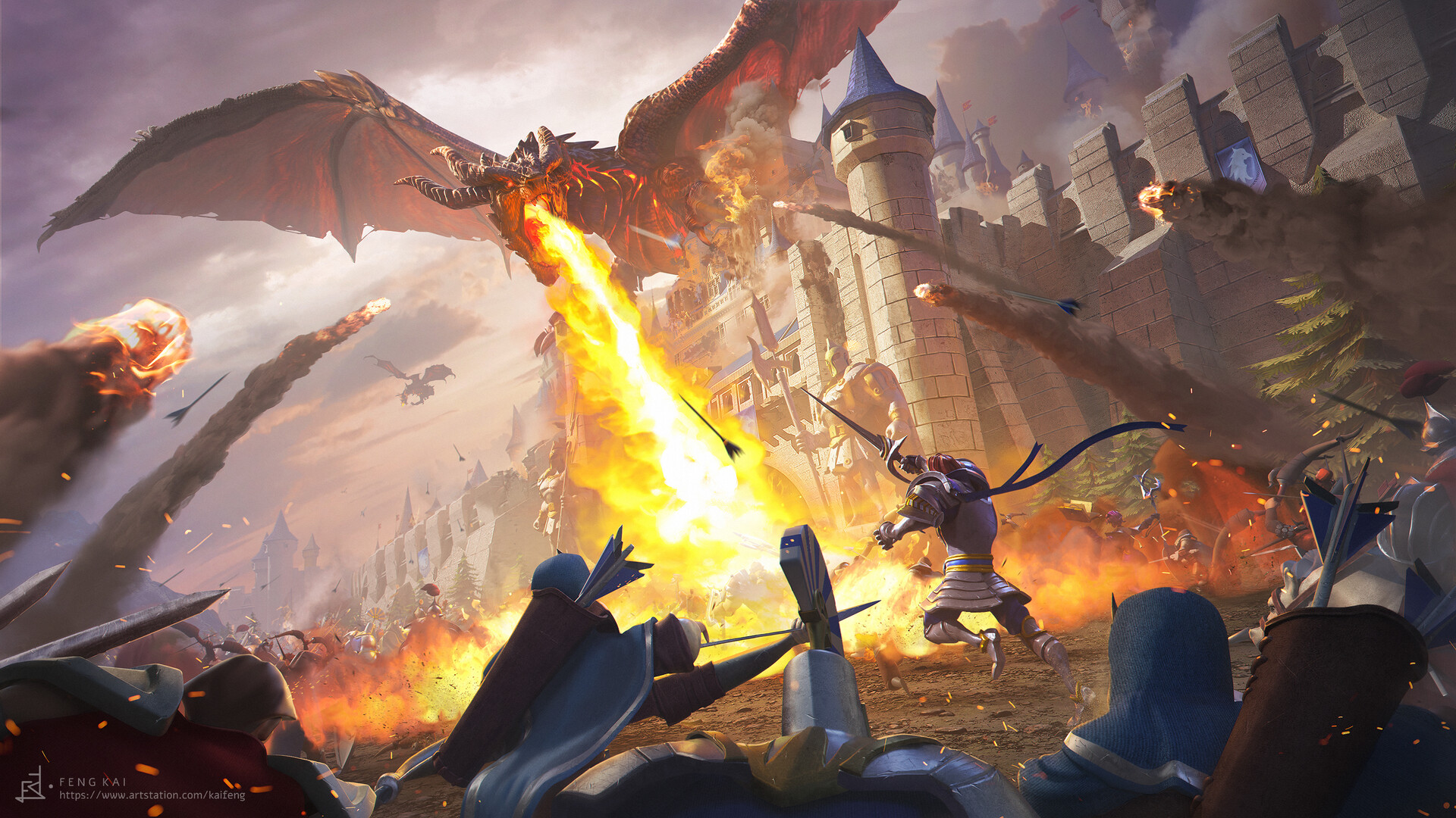 ArtStation - "Lord of Thrones" promotional poster