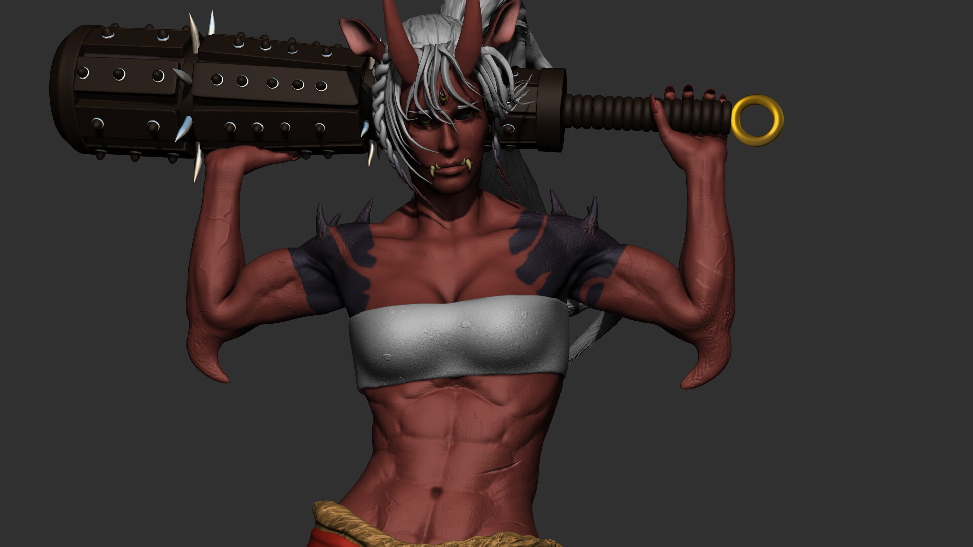 ArtStation - female oni