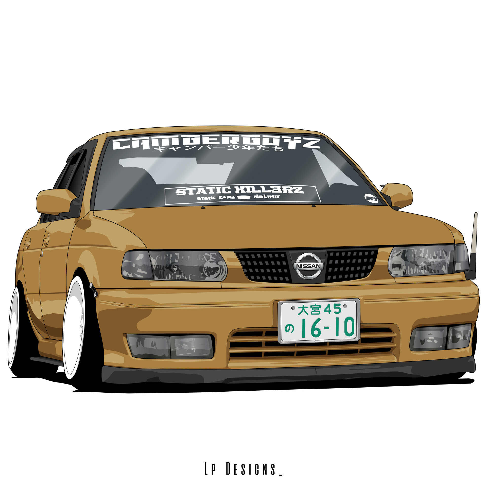 ArtStation - Nissan Sentra B13