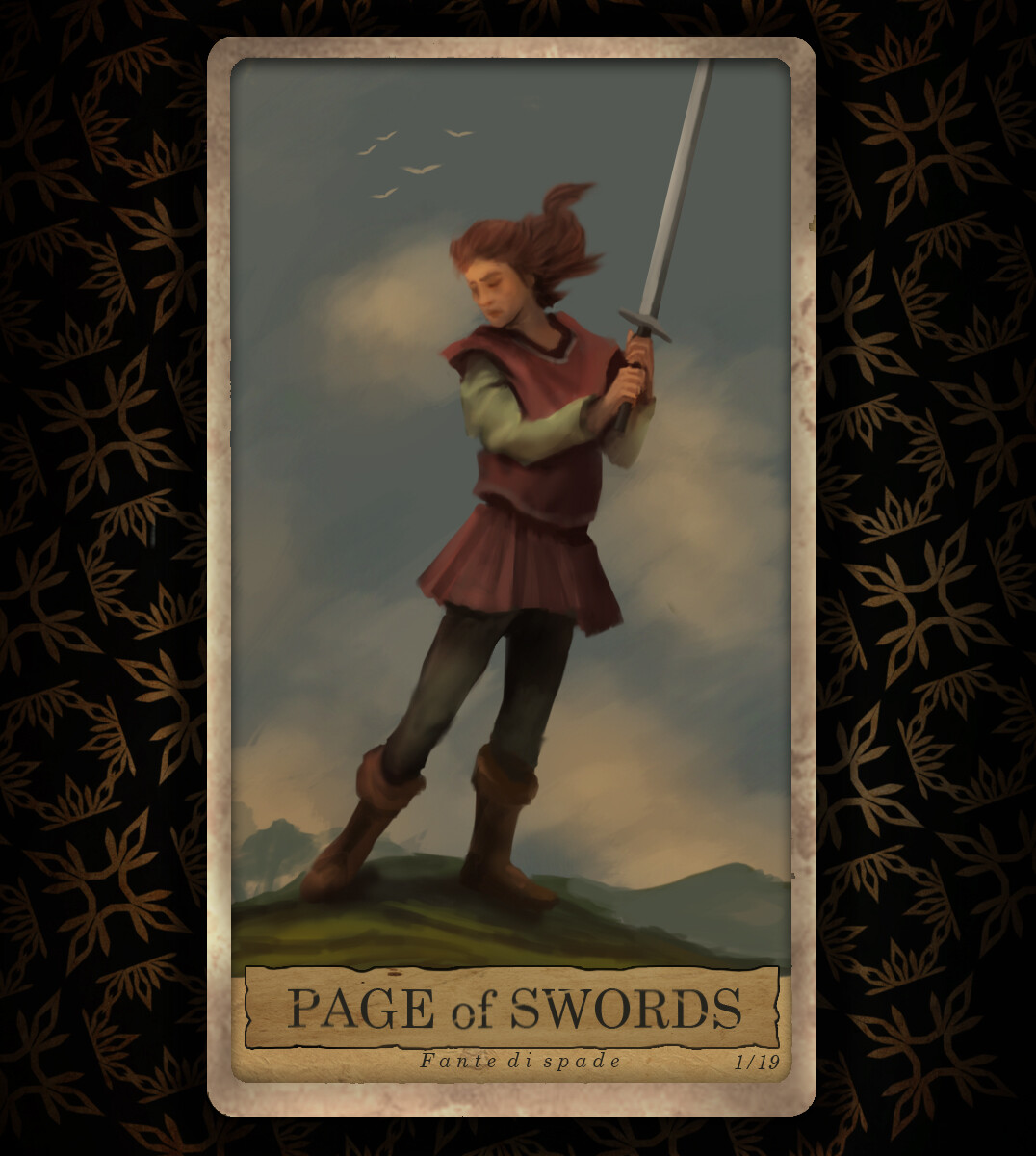 ArtStation - Page of Swords