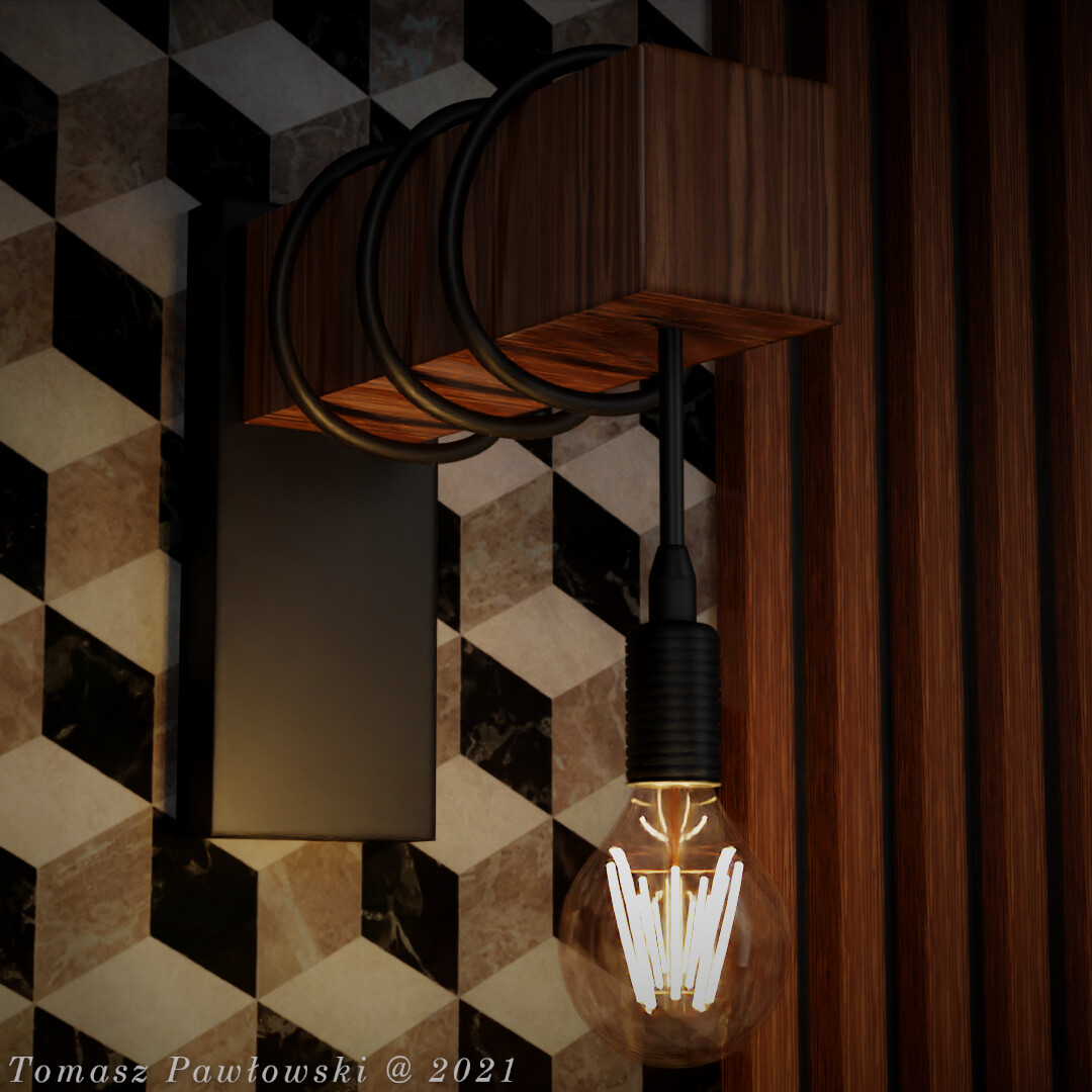ArtStation - Wall lamp