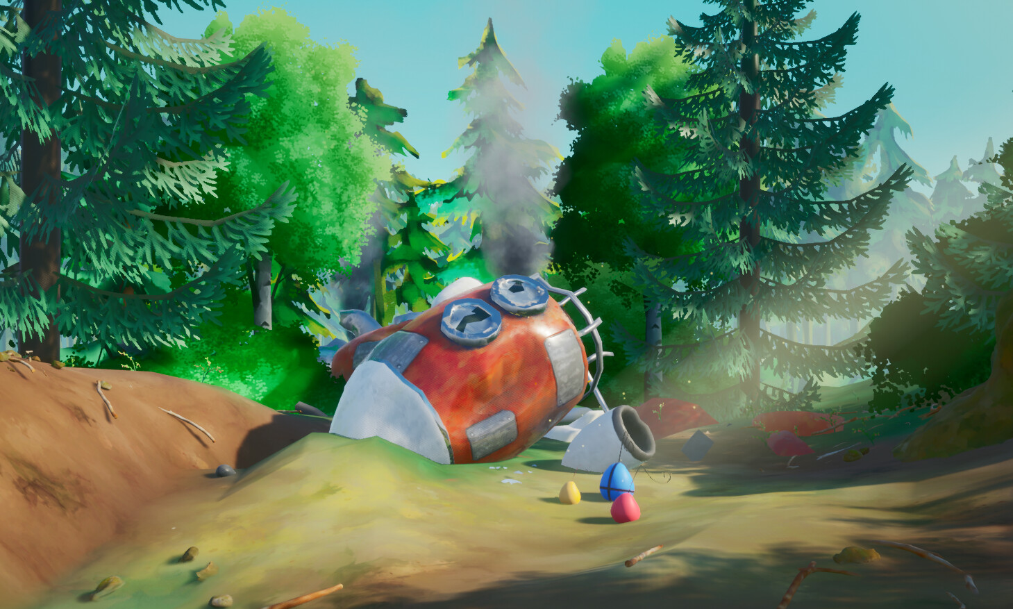 ArtStation - Crashed rocket