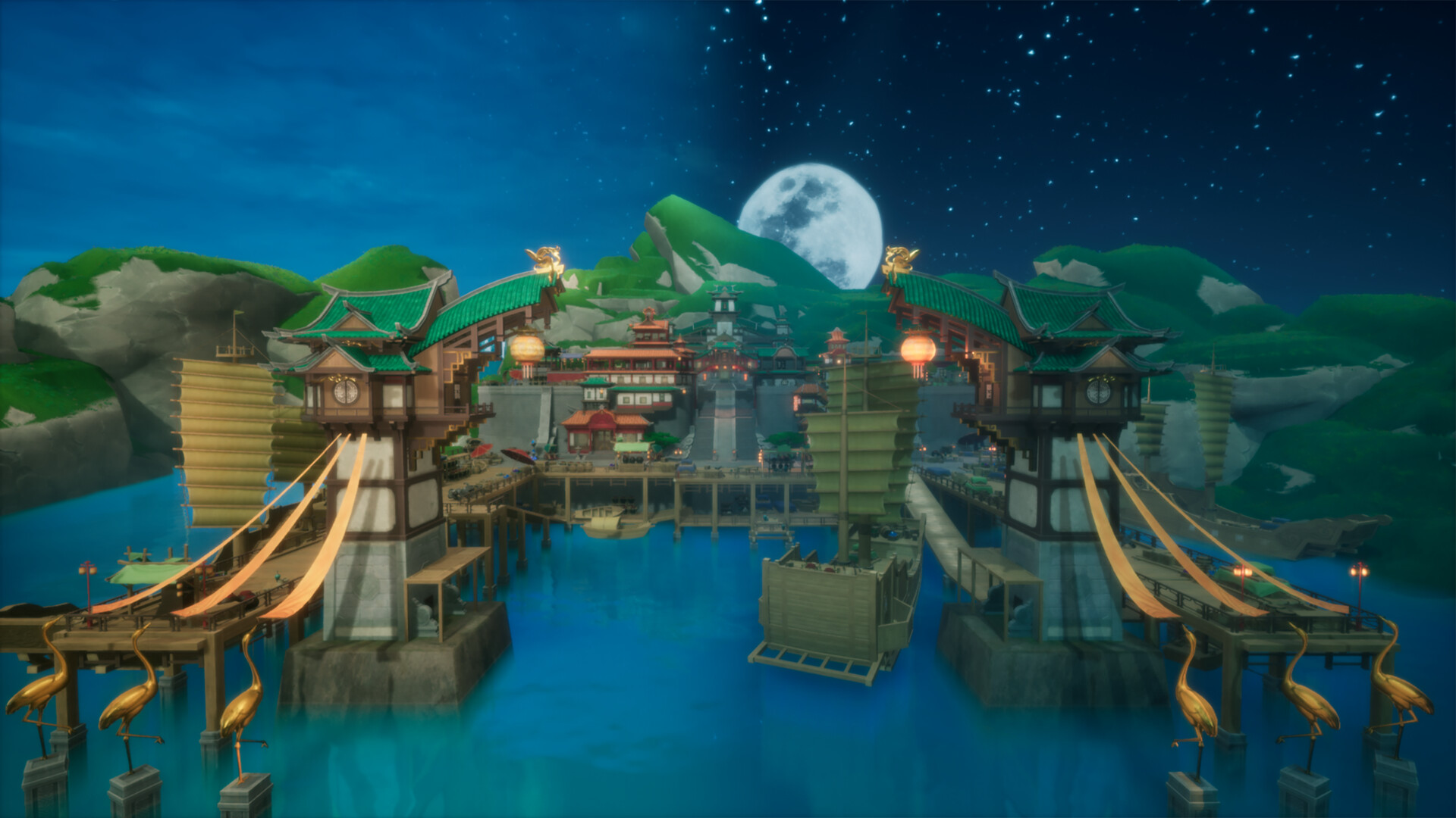 ArtStation - Genshin Impact Liyue Harbour