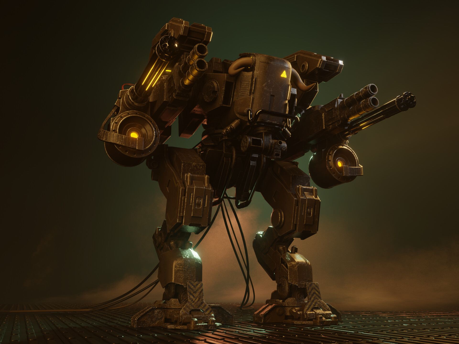 ArtStation - Armed Mech