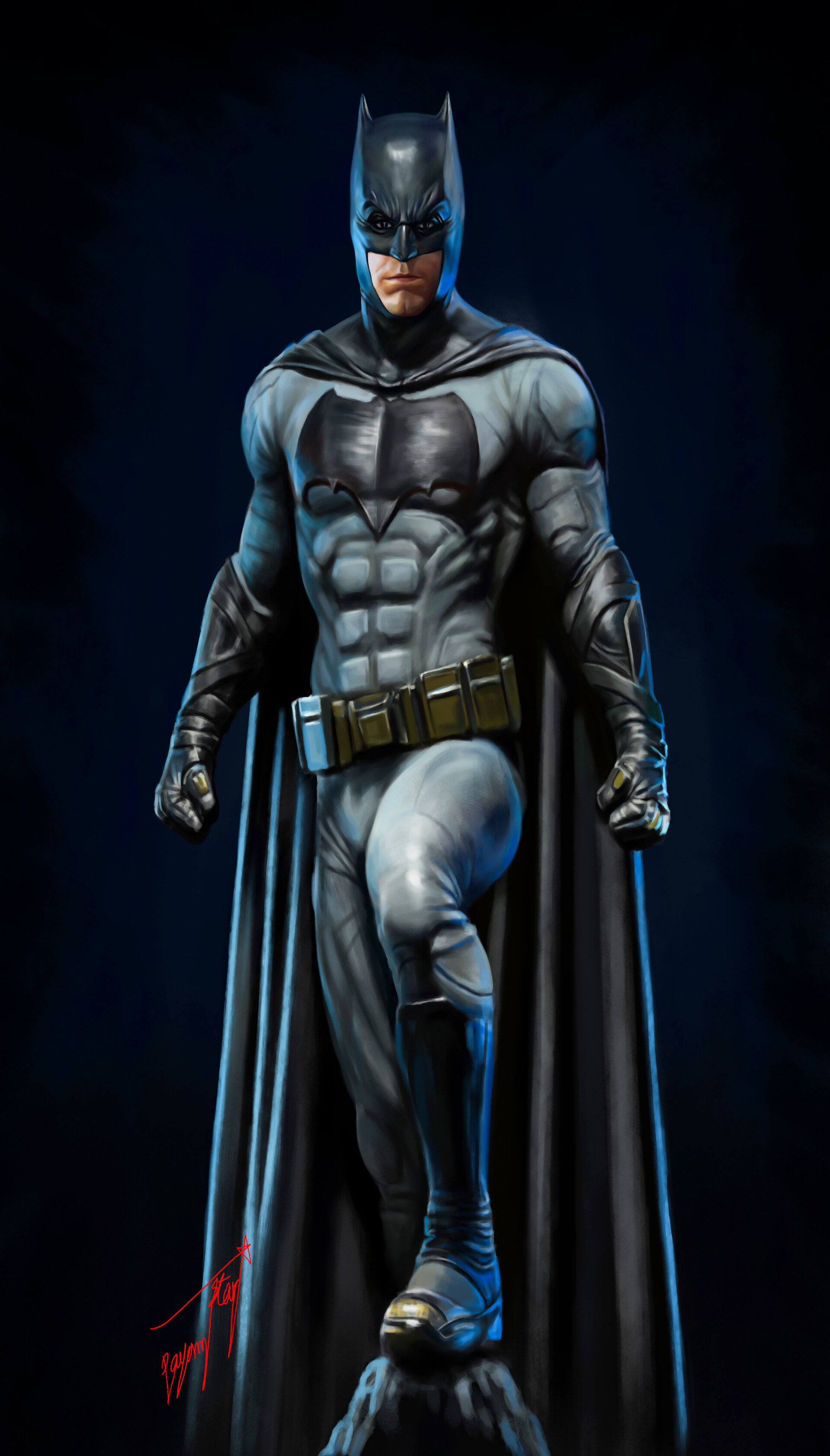 Ben Affleck Batman Konseptkunst Concept Art Of Ben Affleck As Batman