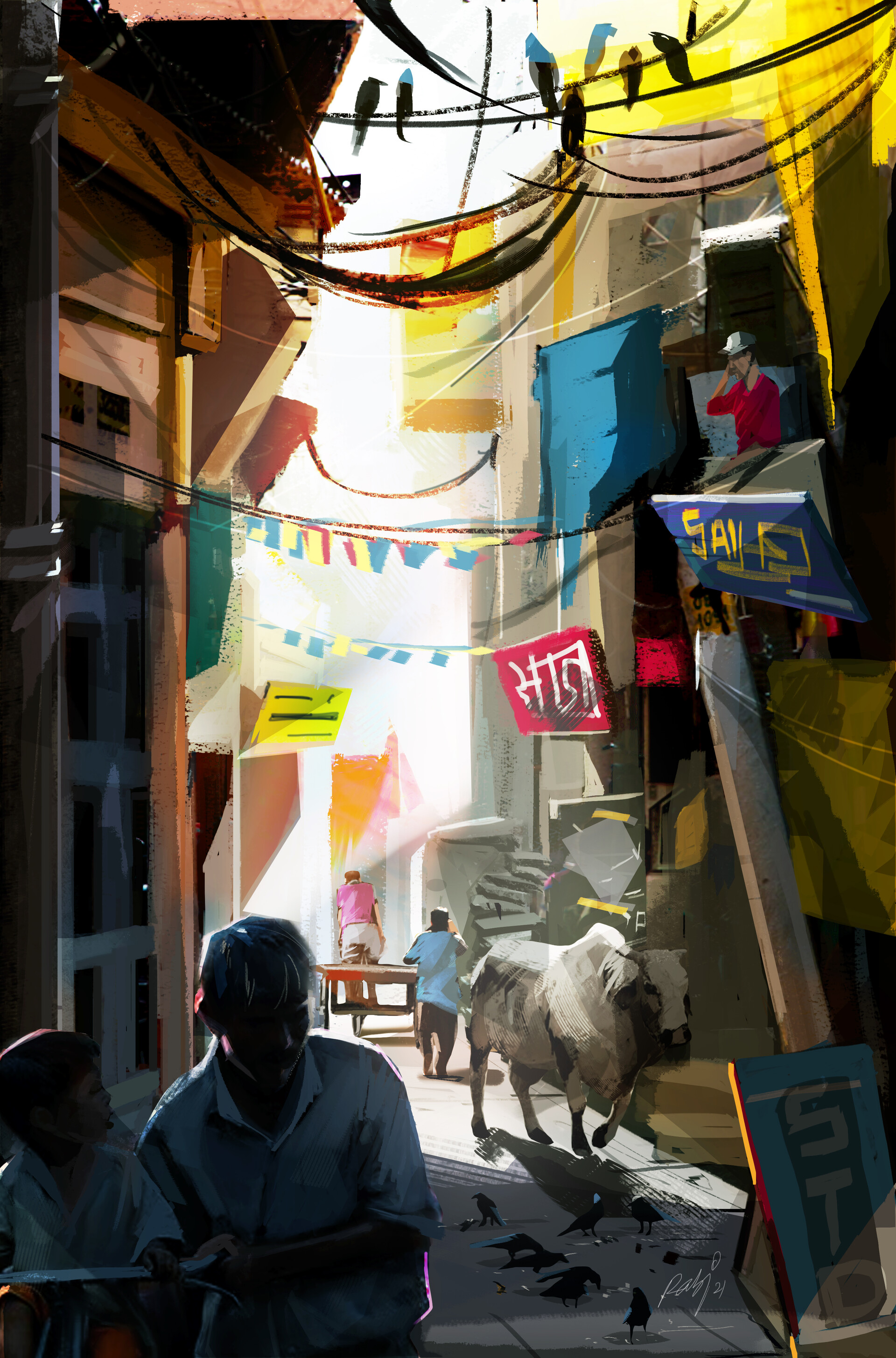 ArtStation - Speaking Street