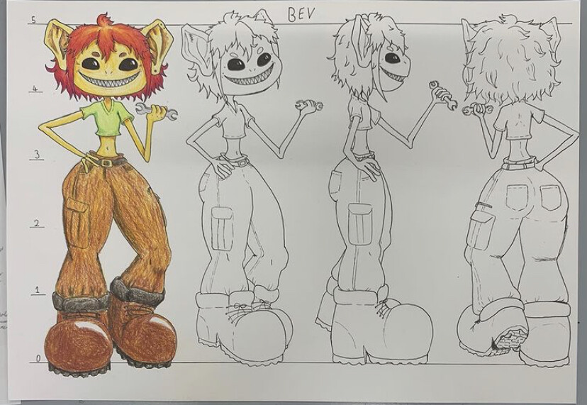 ArtStation - Bev the Manic Mechanic