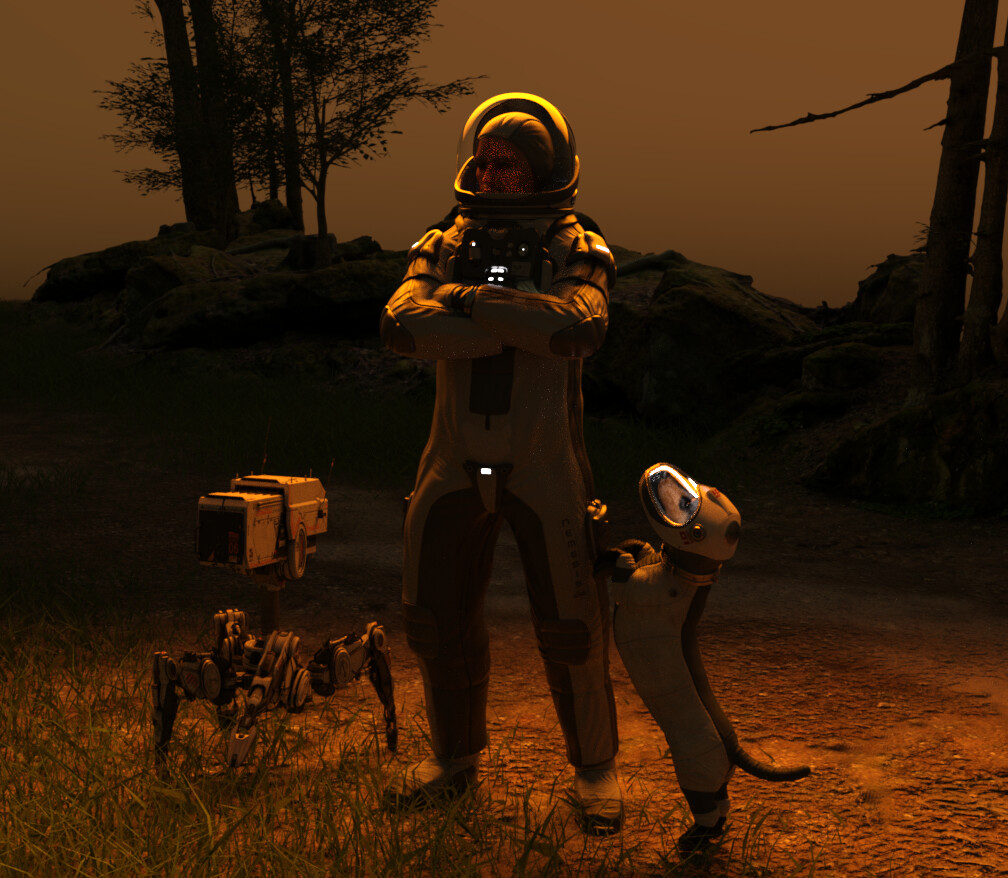 ArtStation - West Coast Forrest Fires