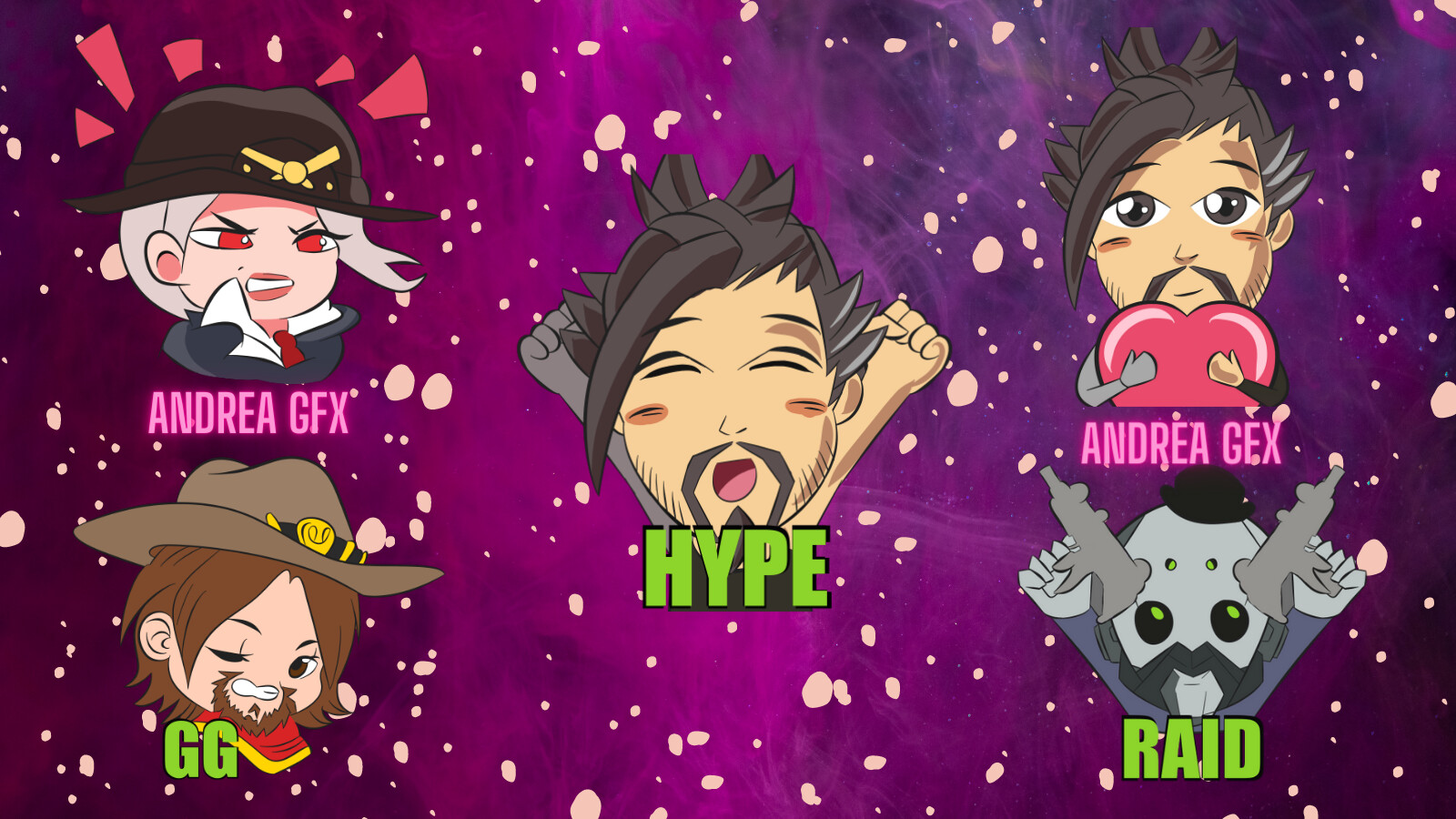 ArtStation - Overwatch Emotes