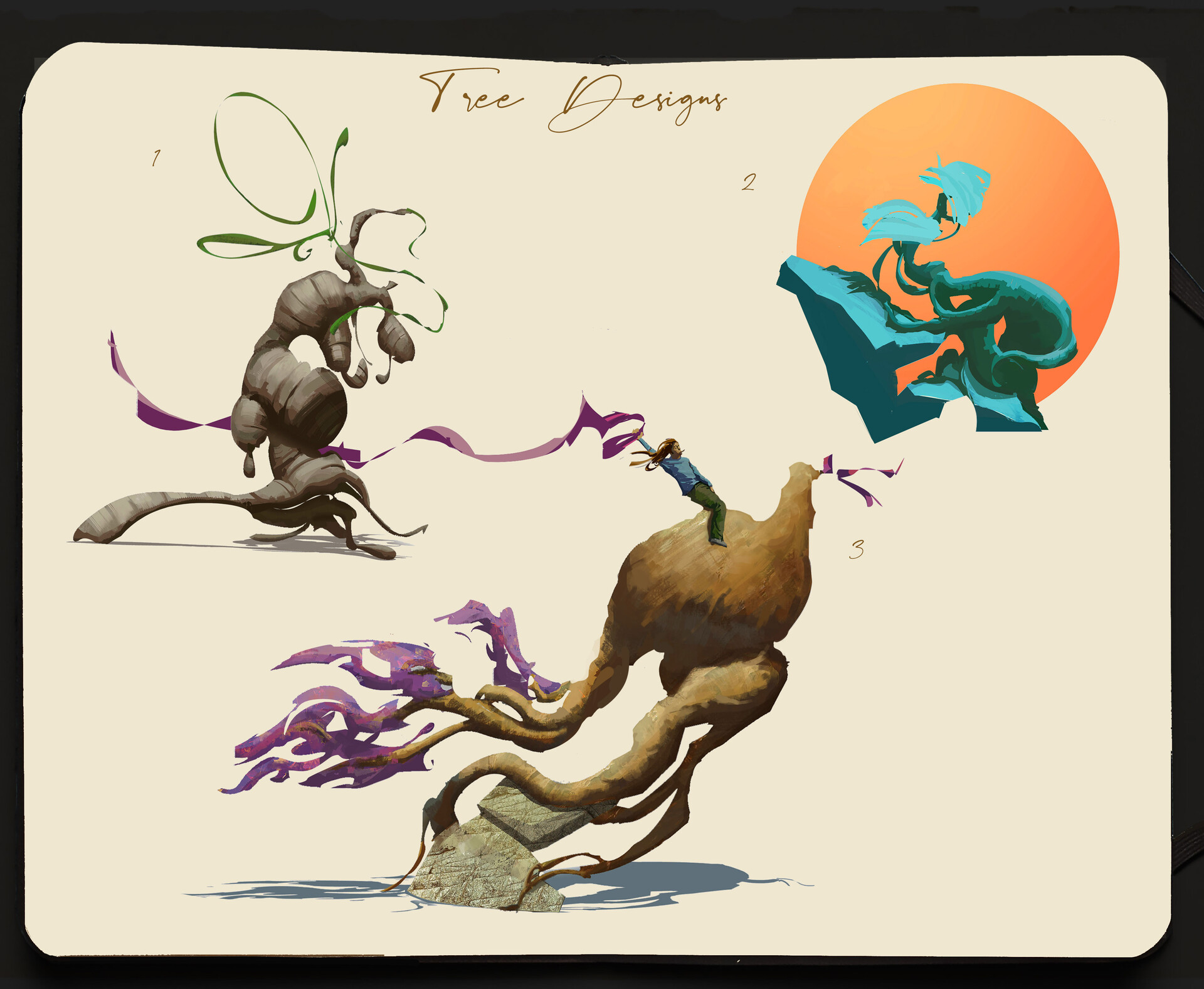 ArtStation - Tree Designs