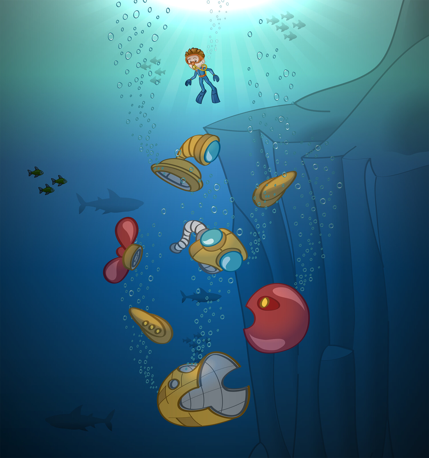Emiliano Didier - Math Diving (Mobile Game)
