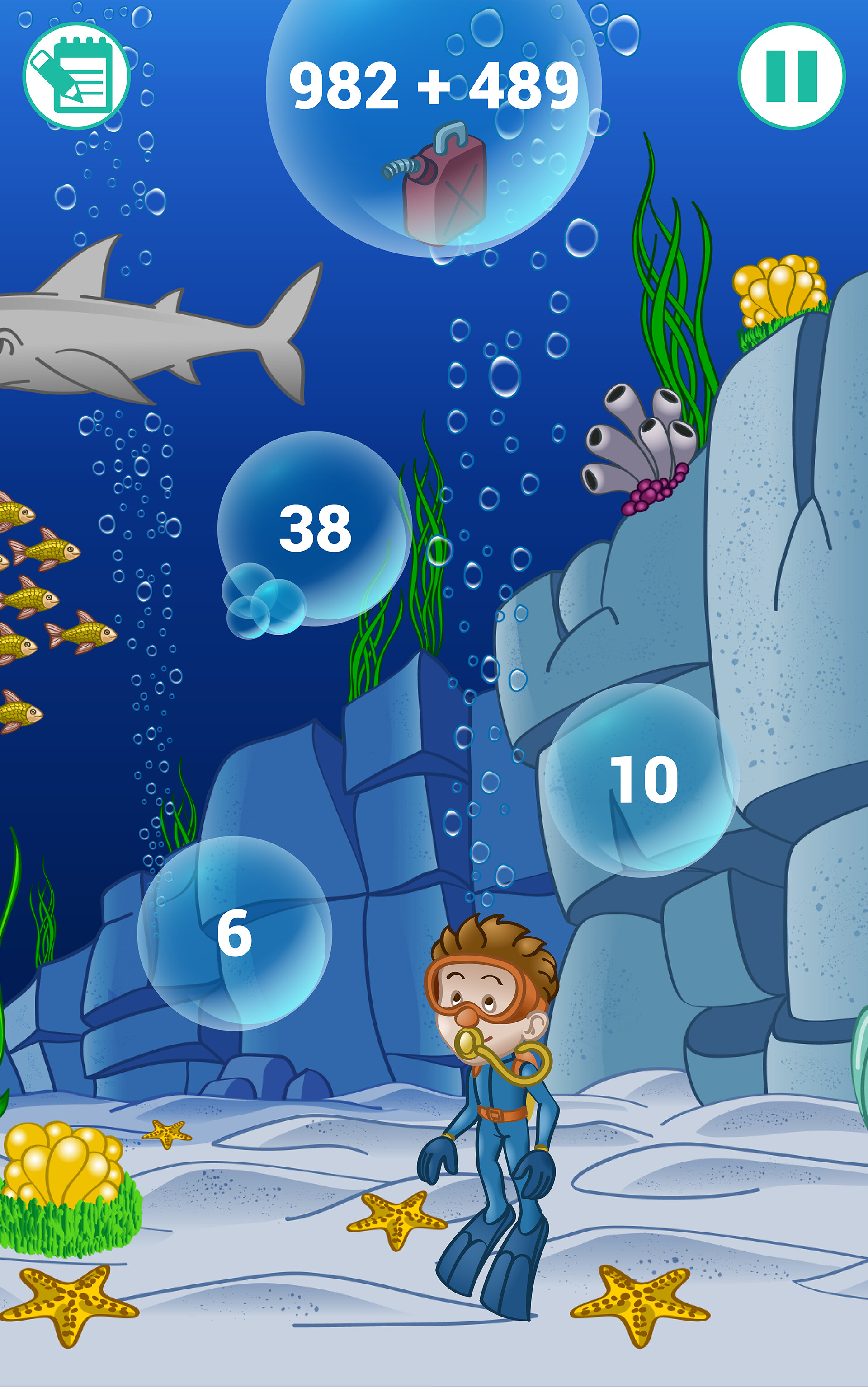 Emiliano Didier - Math Diving (Mobile Game)