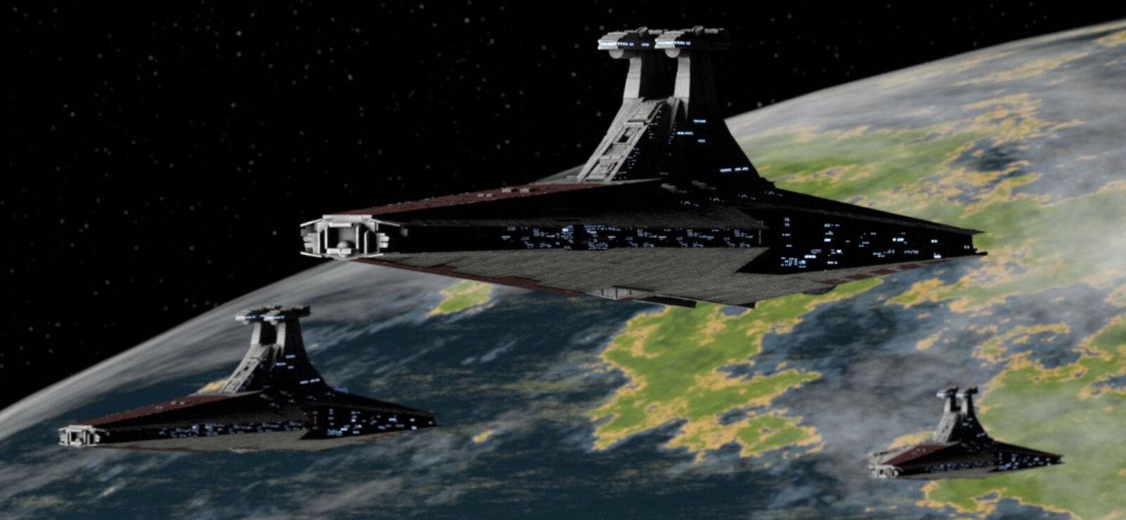 Liam Guise - FLEET OVER GLEE ANSELM - "Venator Battle Group"