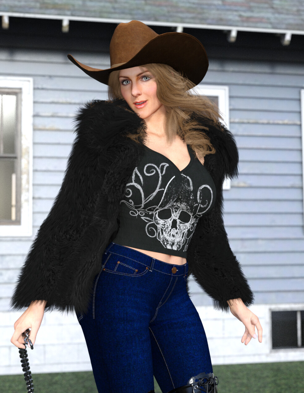 ArtStation - Liz Hurley 3D model