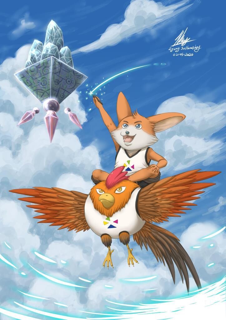 ArtStation - XP Pen Mascot (2020)