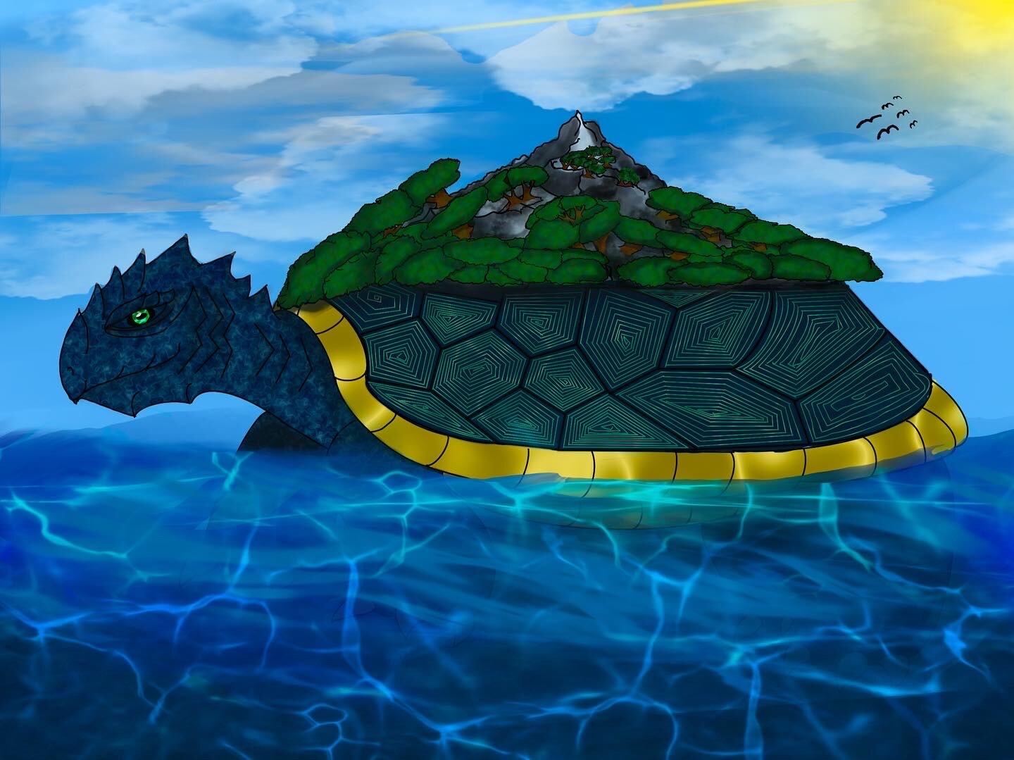 ArtStation - Dragon turtle