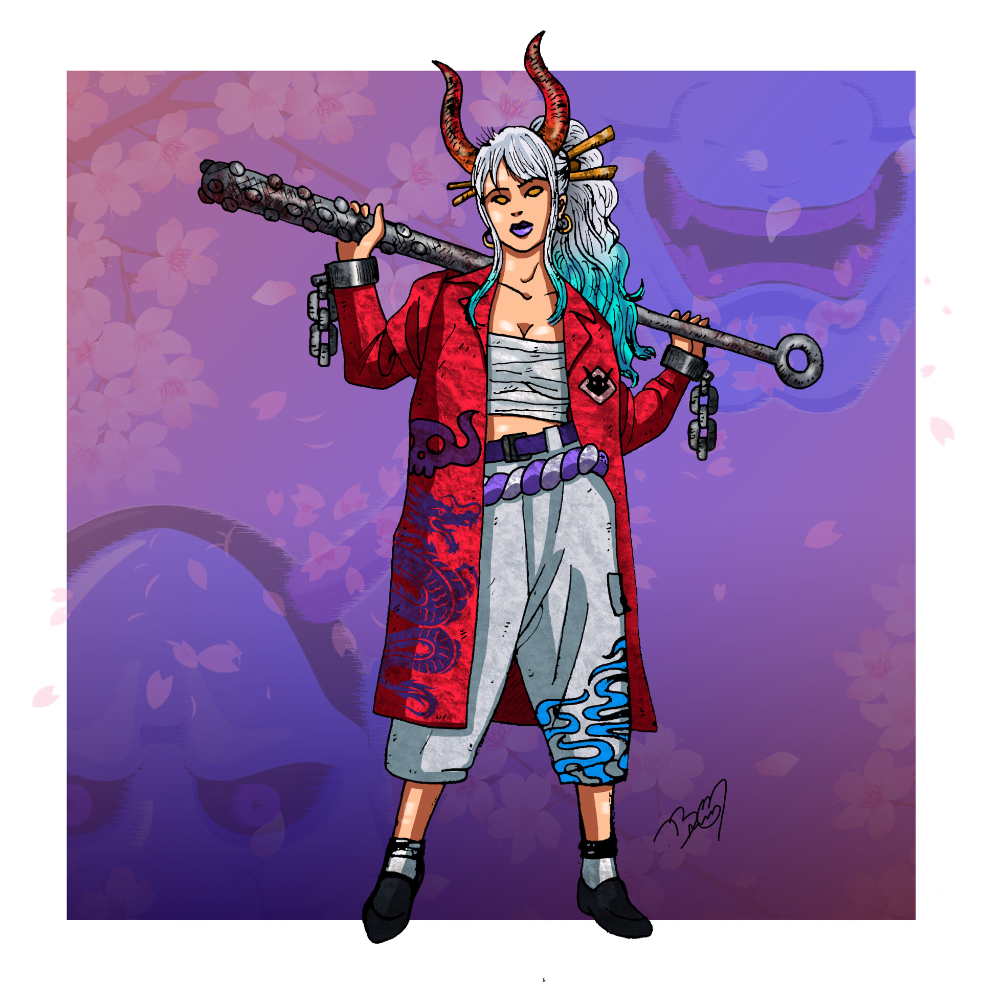 ArtStation - YAMATO ONE PIECE