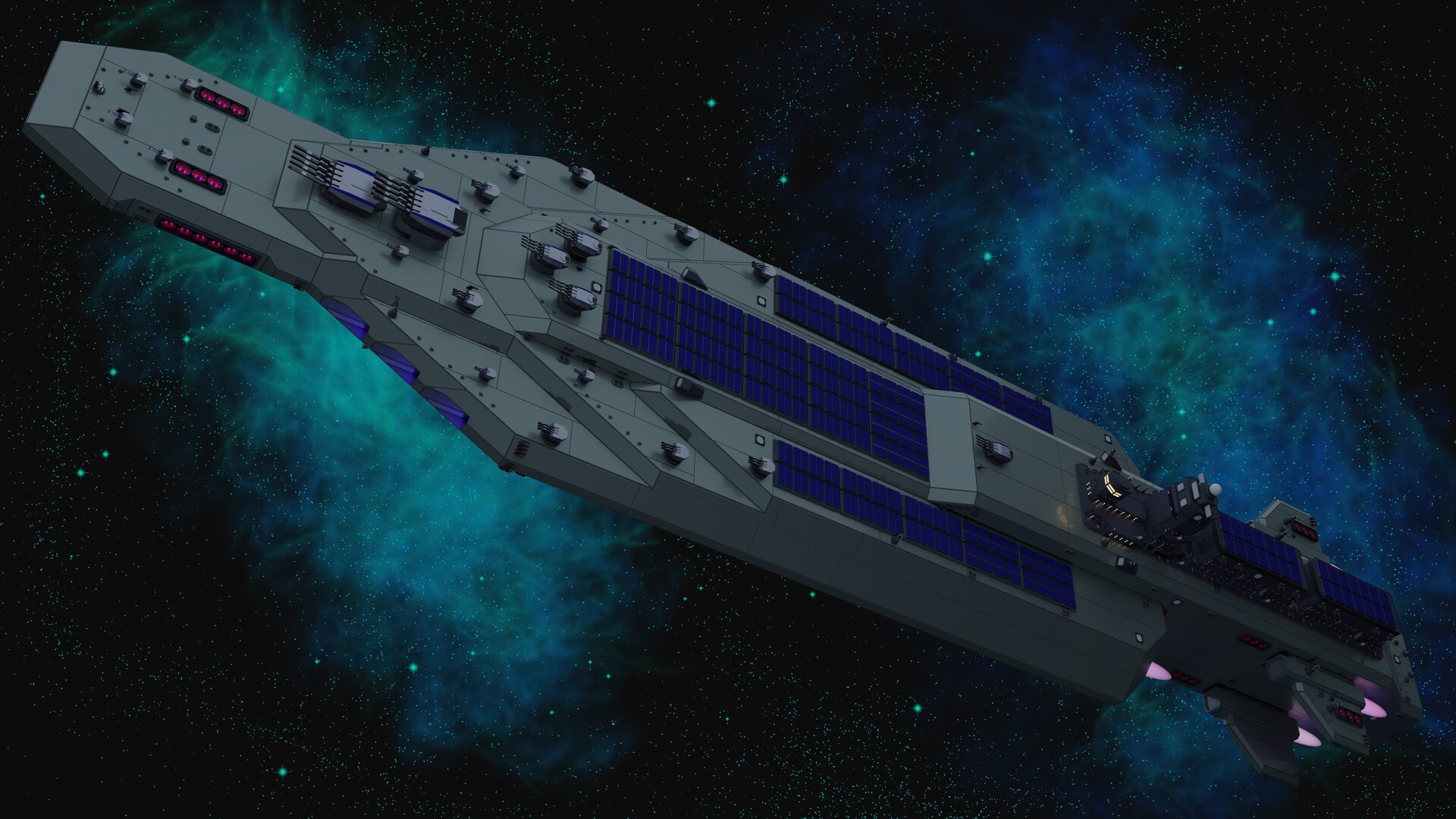 ArtStation - Tovor Heavy Arsenal Ship