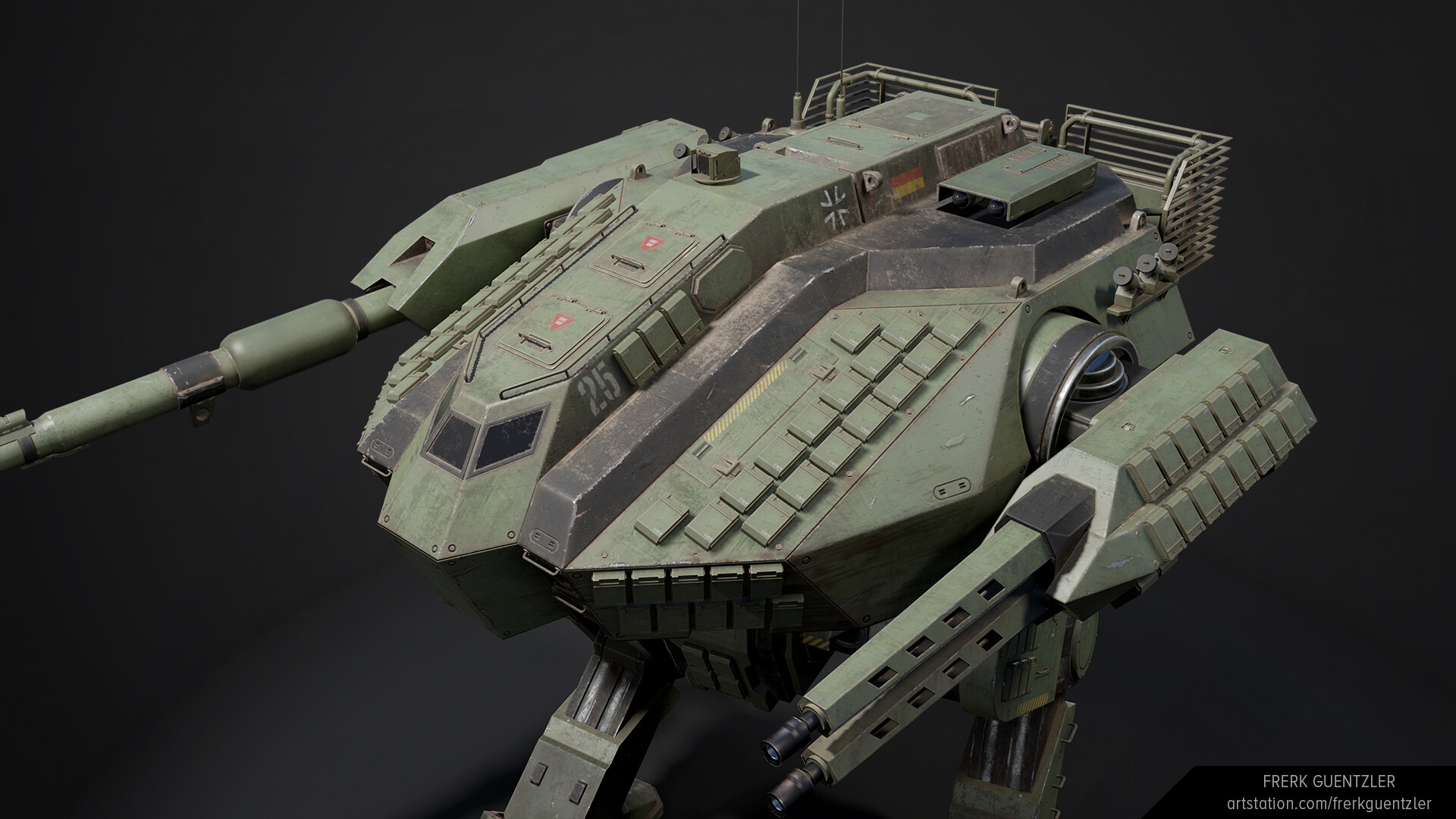 Frerk Guentzler - Modern Combat Walker (Mech)