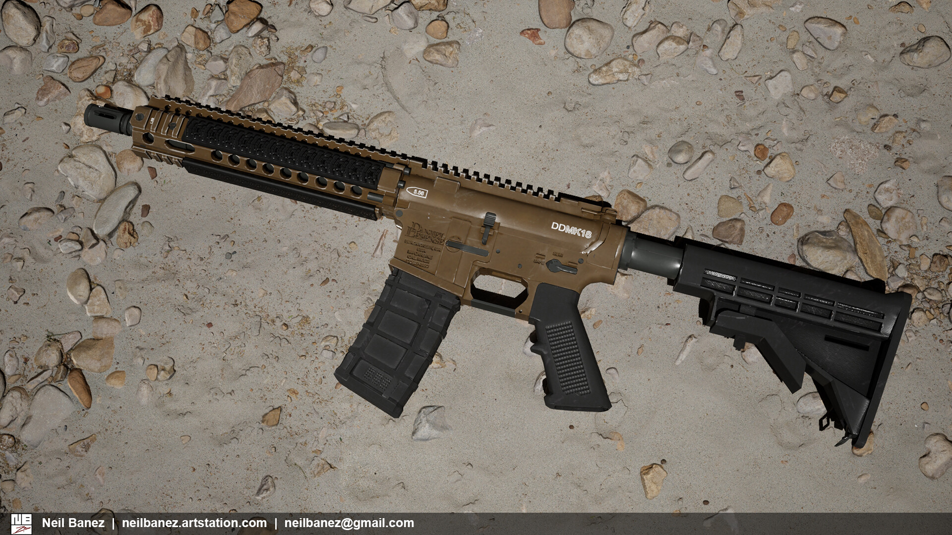 ArtStation - MK18 - Daniel Defense