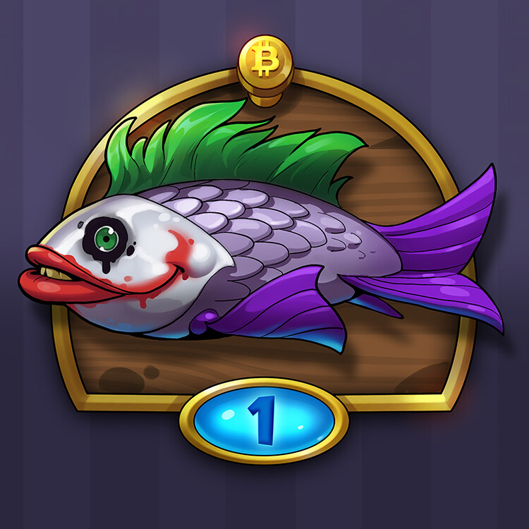ArtStation - Dope Fish NFT #1 - Joker