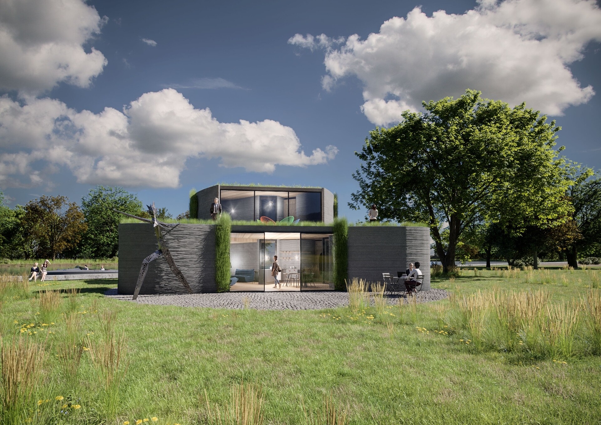 polygoniq - Modular 3D printed house