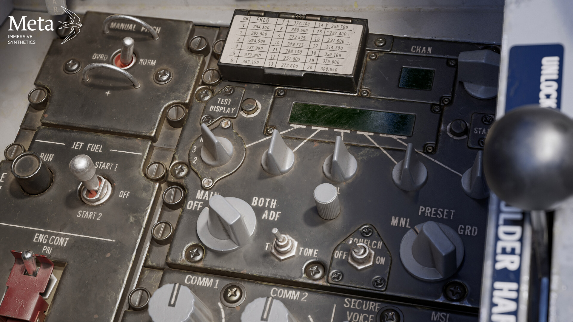 Metrea Simulations - F-16C Block 50 cockpit